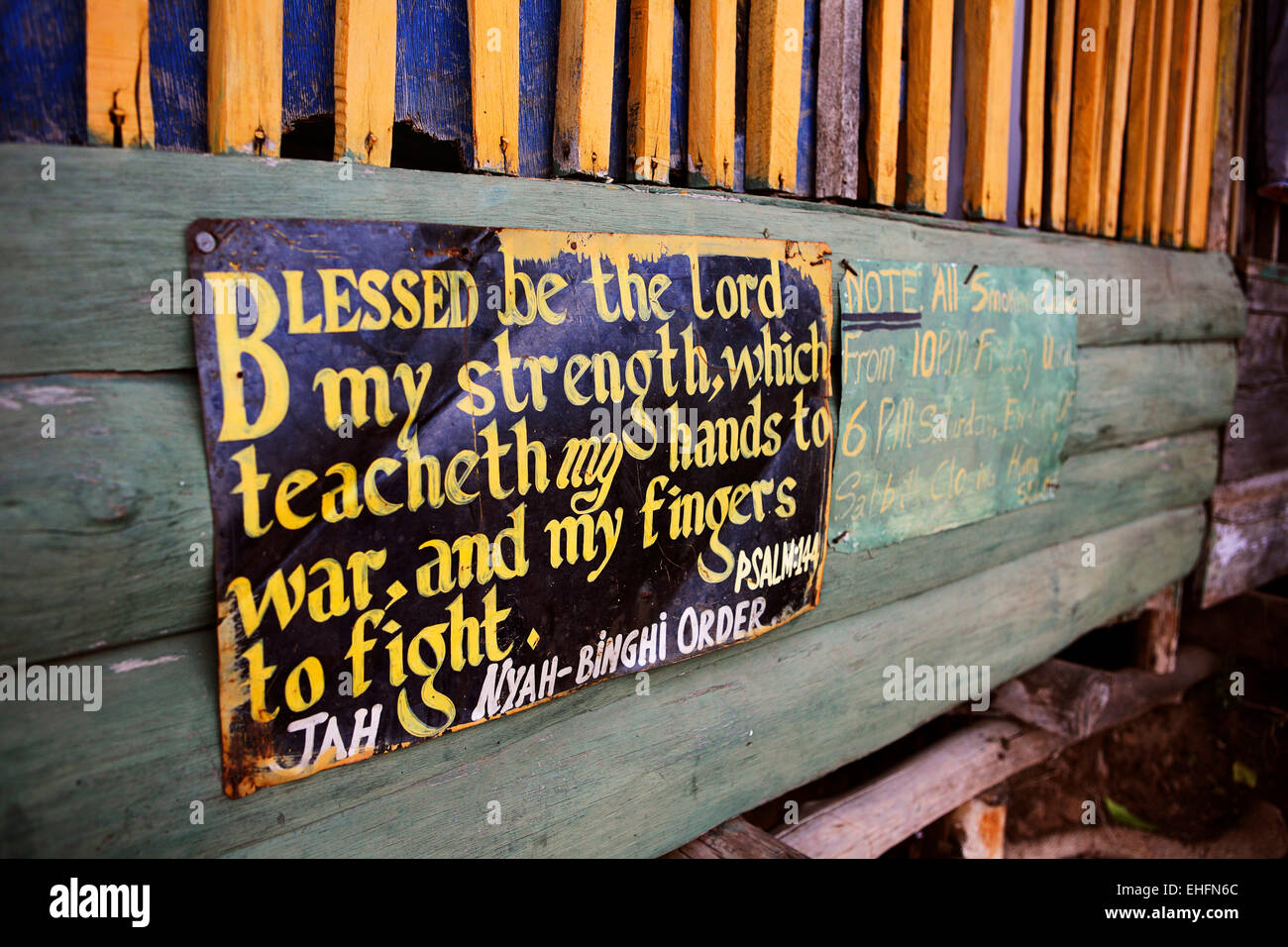 Boboshanti Rasta Camp outside Kingston Jamaica Stock Photo - Alamy