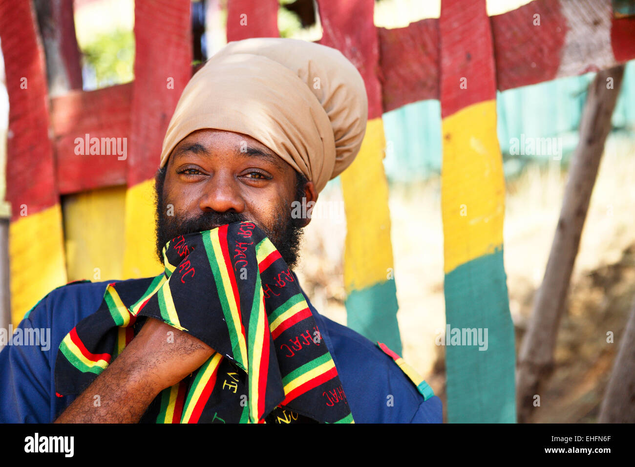 Boboshanti Rasta Camp outside Kingston Jamaica Stock Photo - Alamy