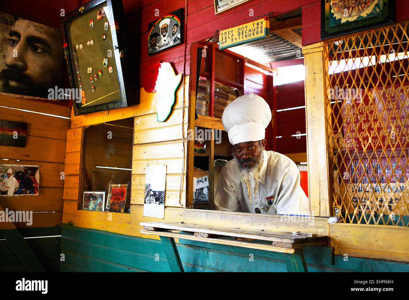 Boboshanti Rasta Camp outside Kingston Jamaica Stock Photo - Alamy