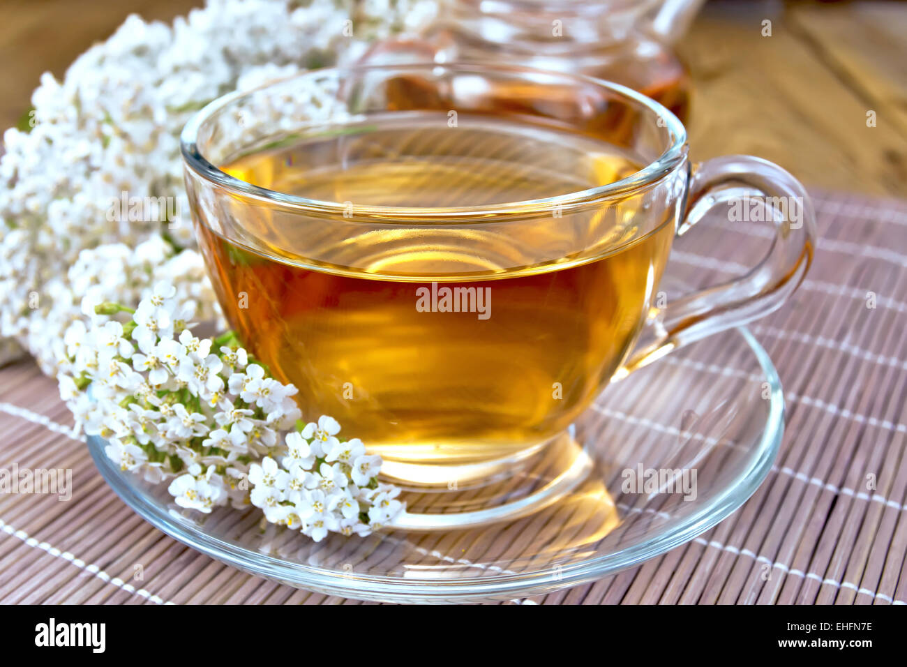 Tea indoors yarrow hi-res stock photography and images - Alamy