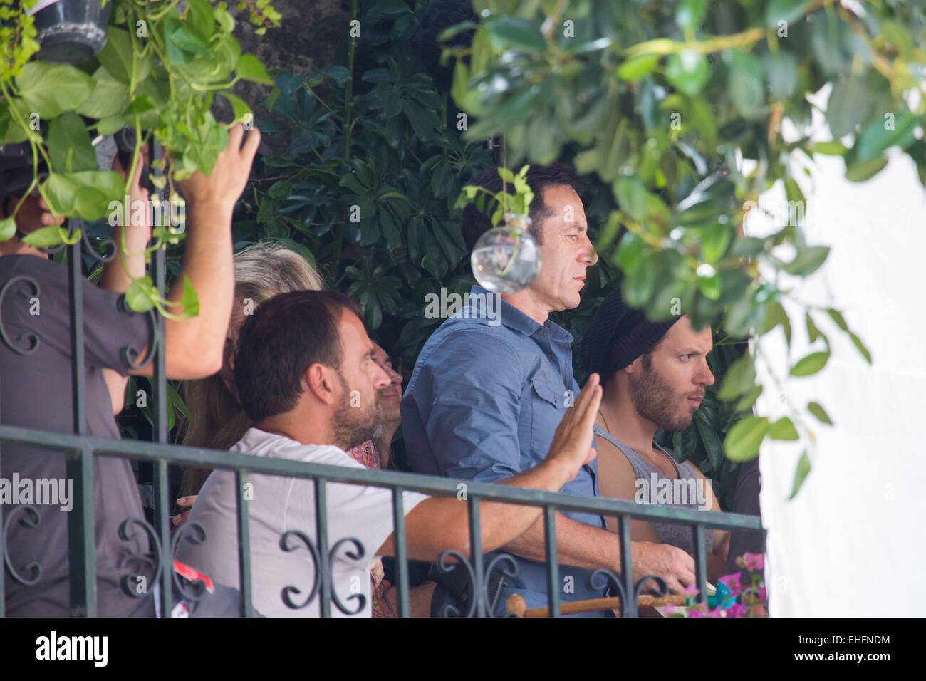 Filming of U.S. series Dig, produced by Tim Kring and Gideon Raff and ...