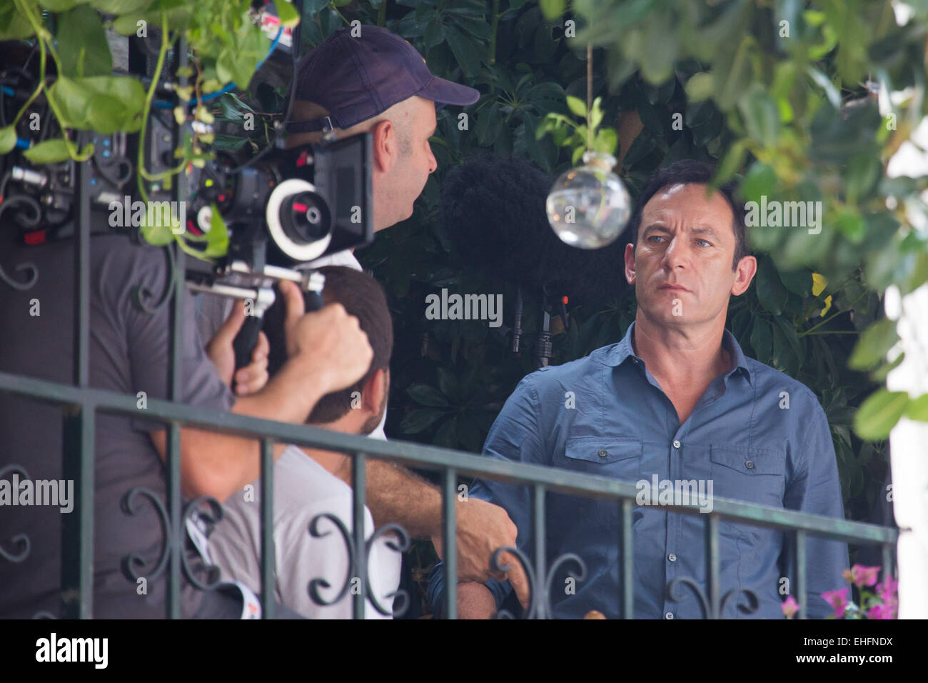 Filming of U.S. series Dig, produced by Tim Kring and Gideon Raff and ...