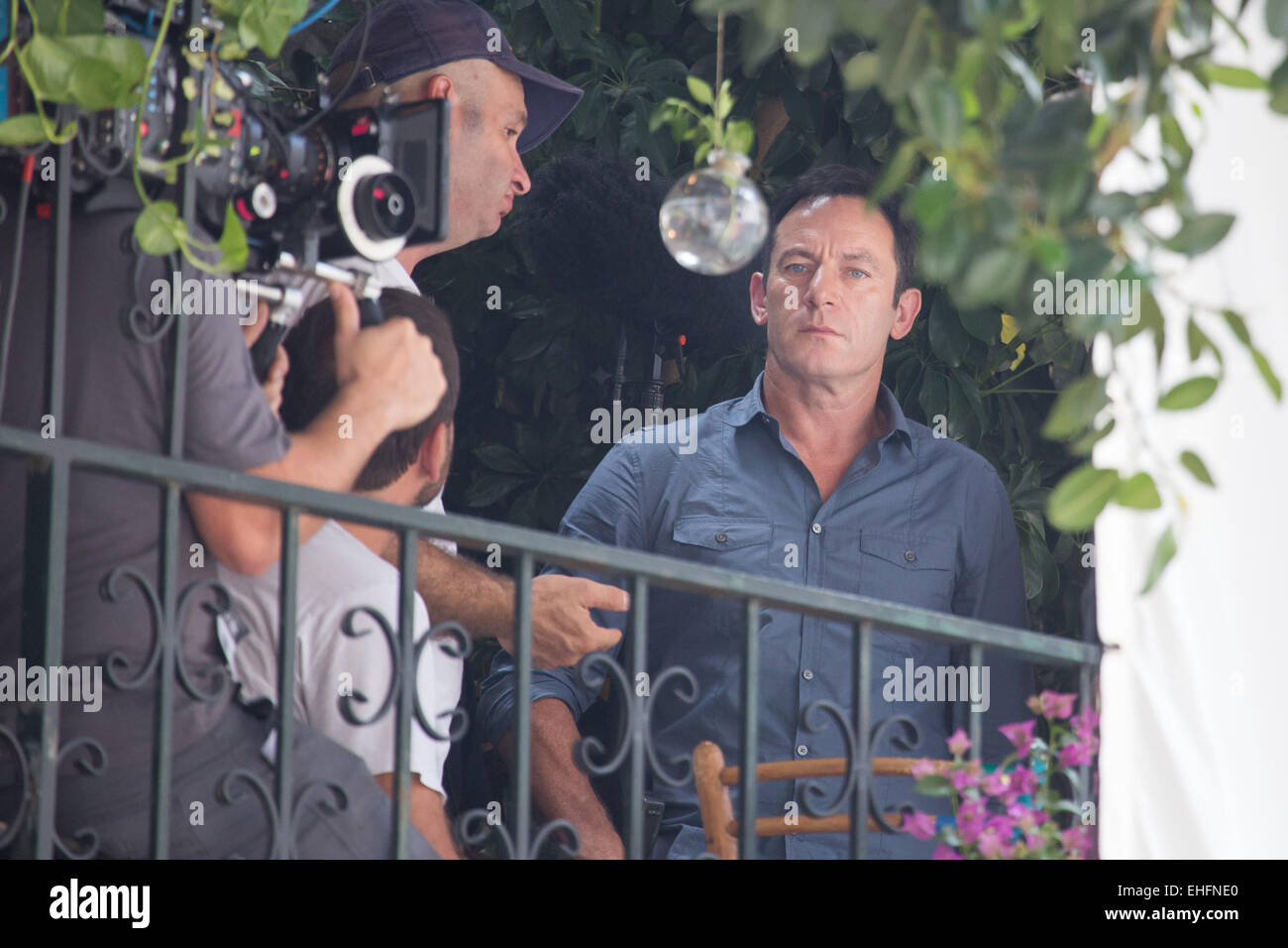 Filming of U.S. series Dig, produced by Tim Kring and Gideon Raff and ...