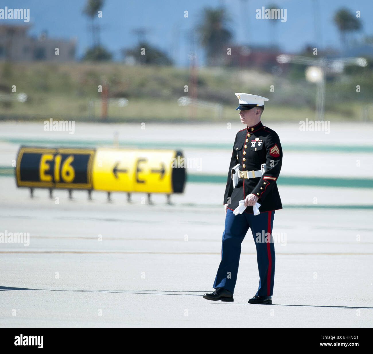 Los Angeles, California, USA. 12th Mar, 2015. The Marine Corps' HMX-1 ...