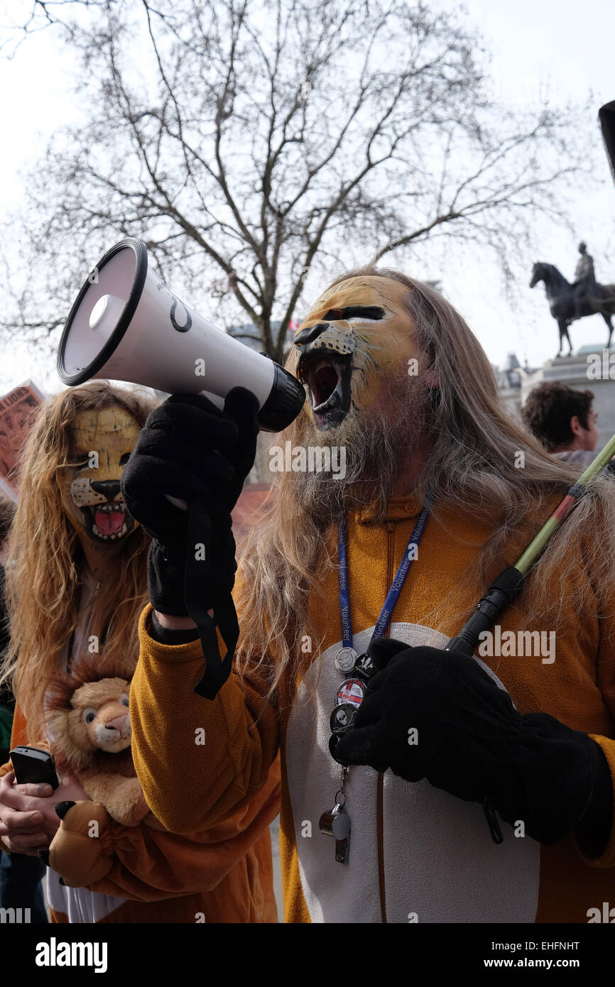 Lion hunting protest south africa hi-res stock photography and images ...