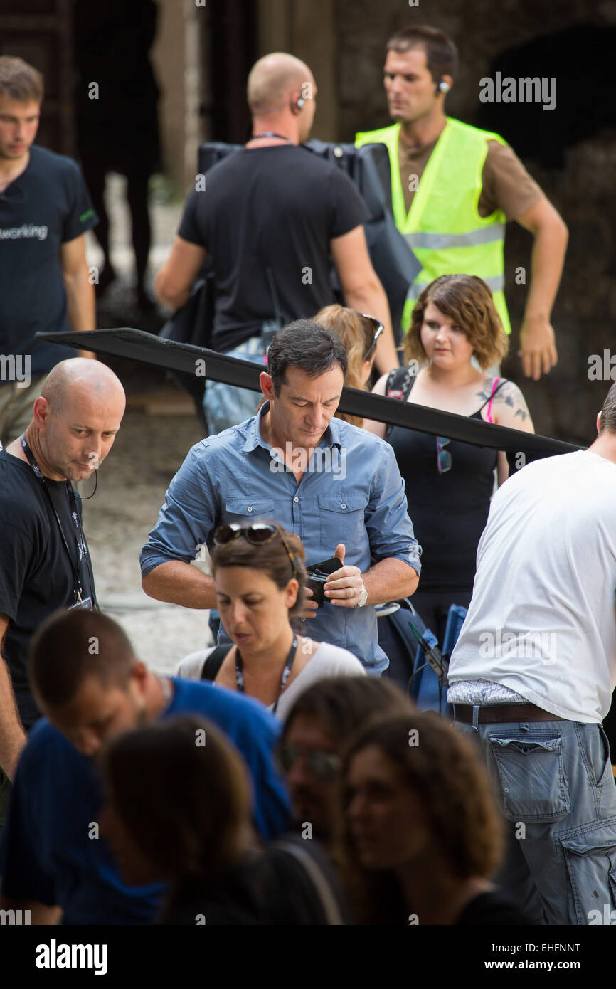 Filming of U.S. series Dig, produced by Tim Kring and Gideon Raff and ...