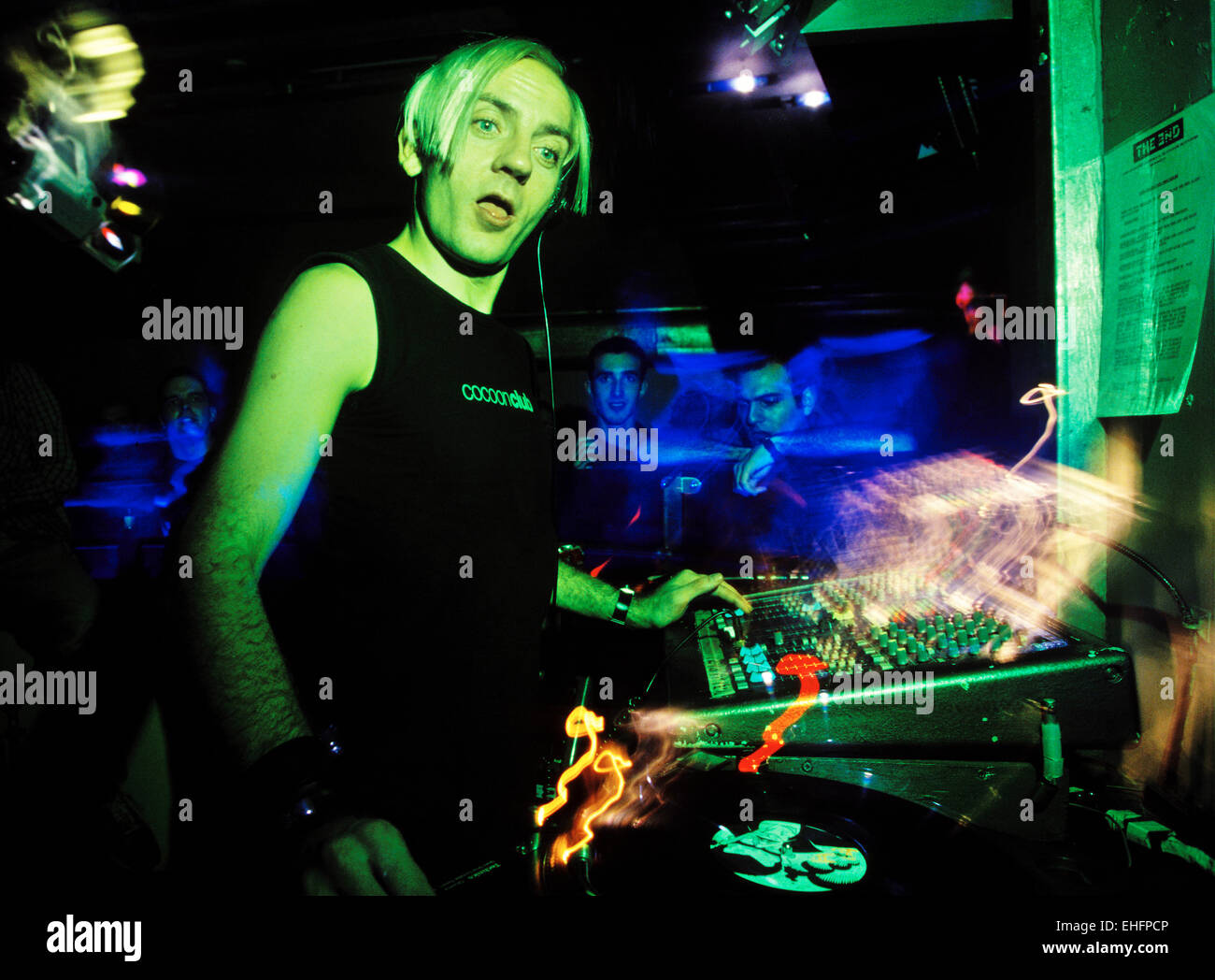 Sven Vath DJing at Ultimate Base @ The End Stock Photo - Alamy