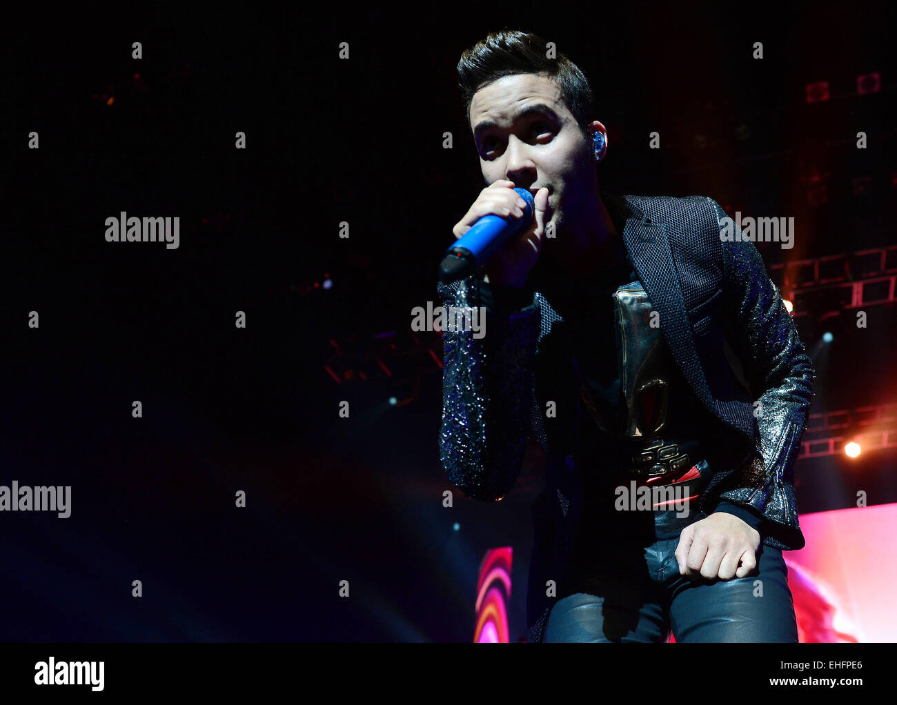 Prince Royce performing live in concert at Fillmore Miami Beach ...