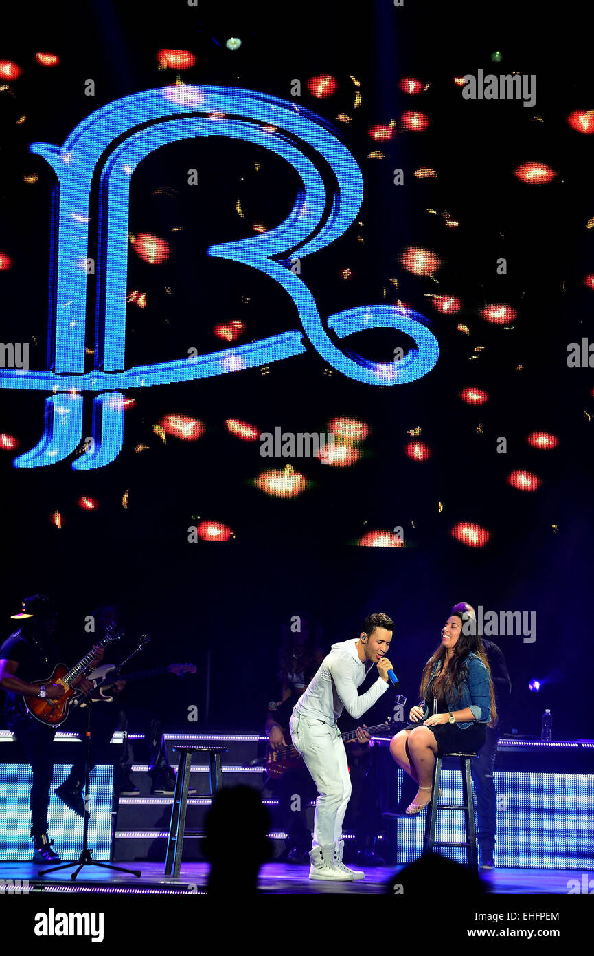 Prince Royce performing live in concert at Fillmore Miami Beach ...