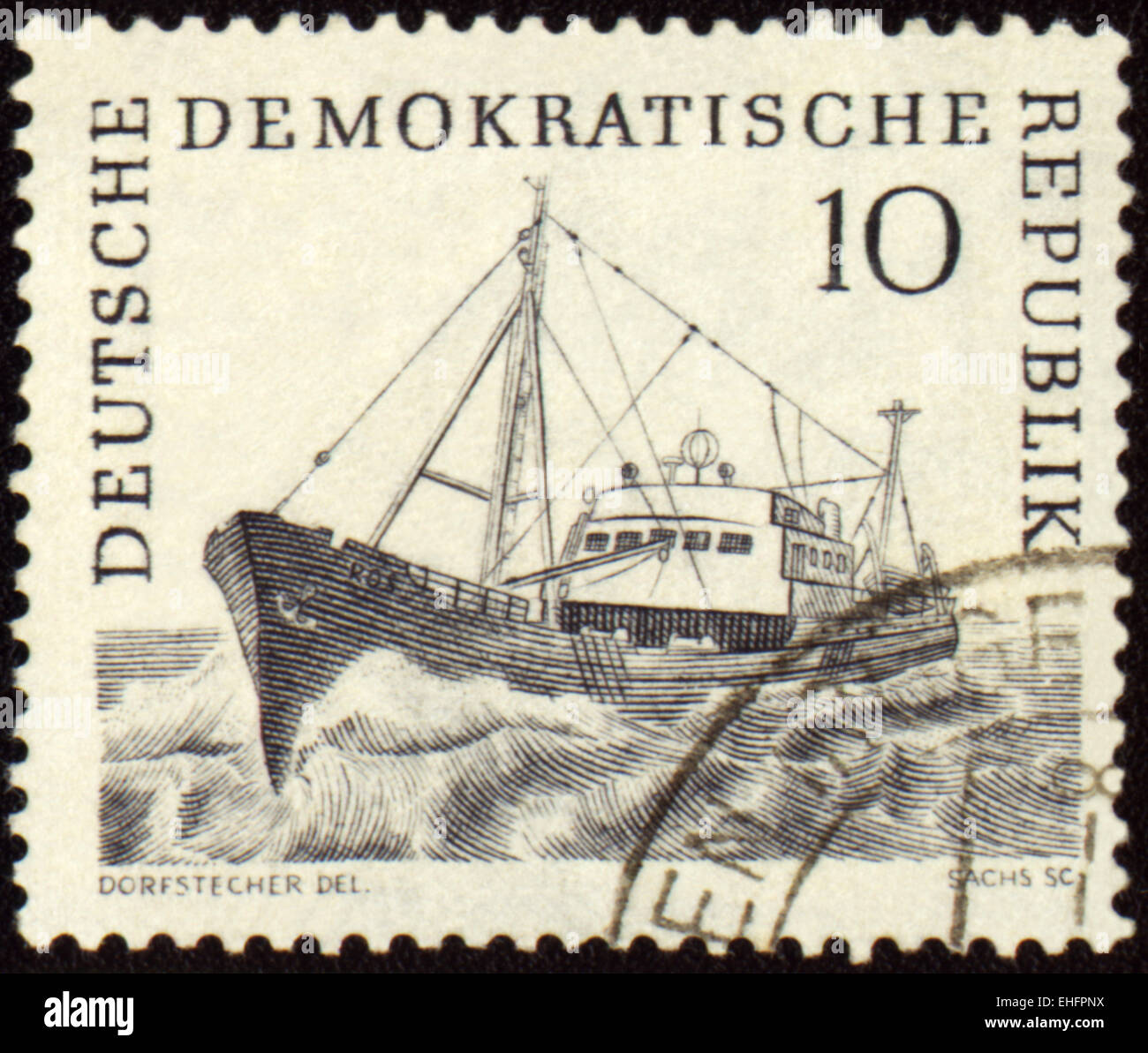 GDR - CIRCA 1960s: a stamp printed in GDR (East Germany Stock Photo - Alamy