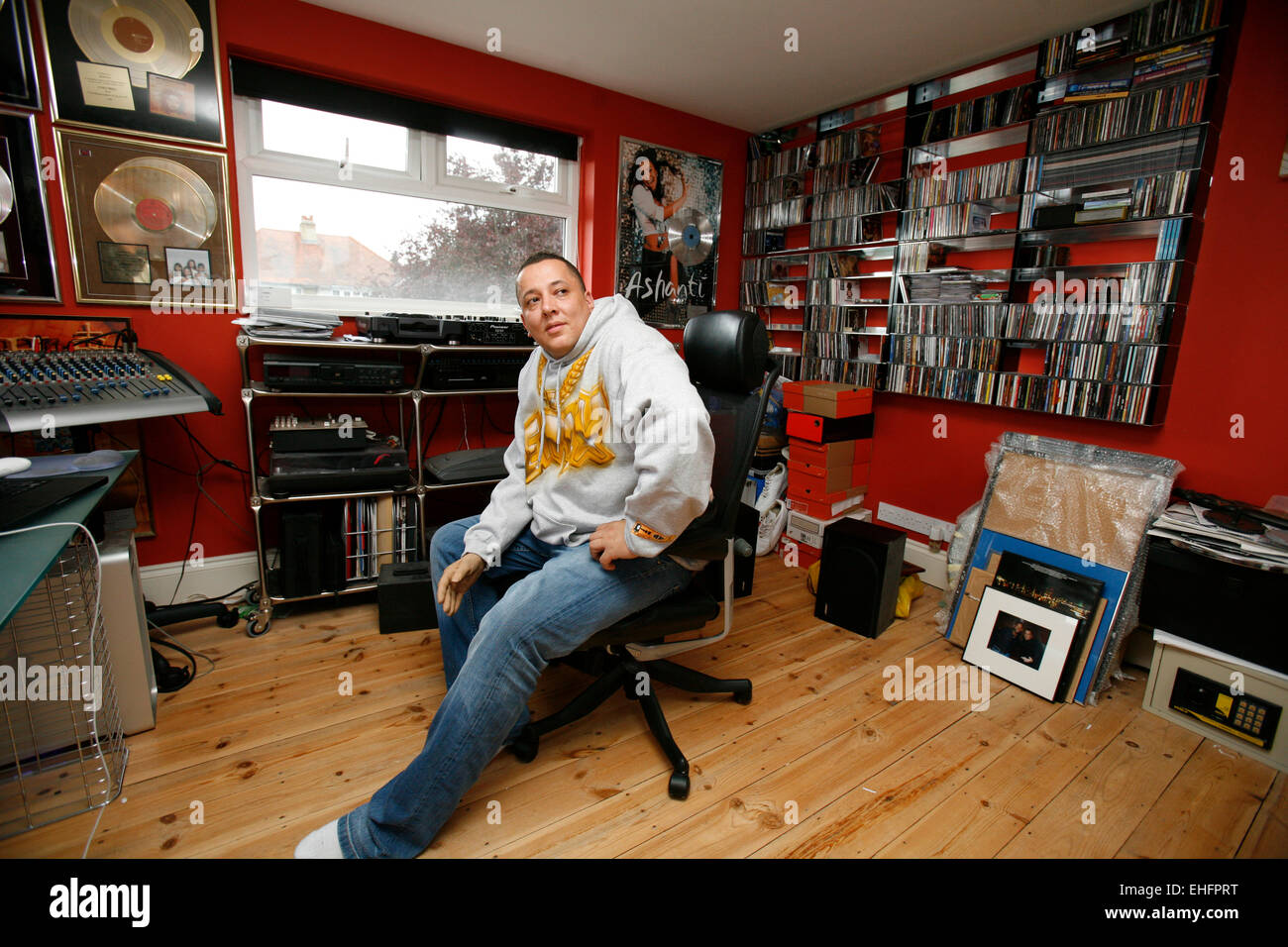 Semtex at his house in South London Stock Photo - Alamy