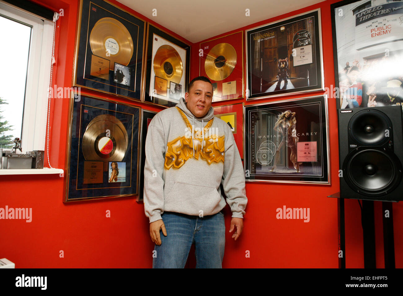 Semtex at his house in South London Stock Photo - Alamy