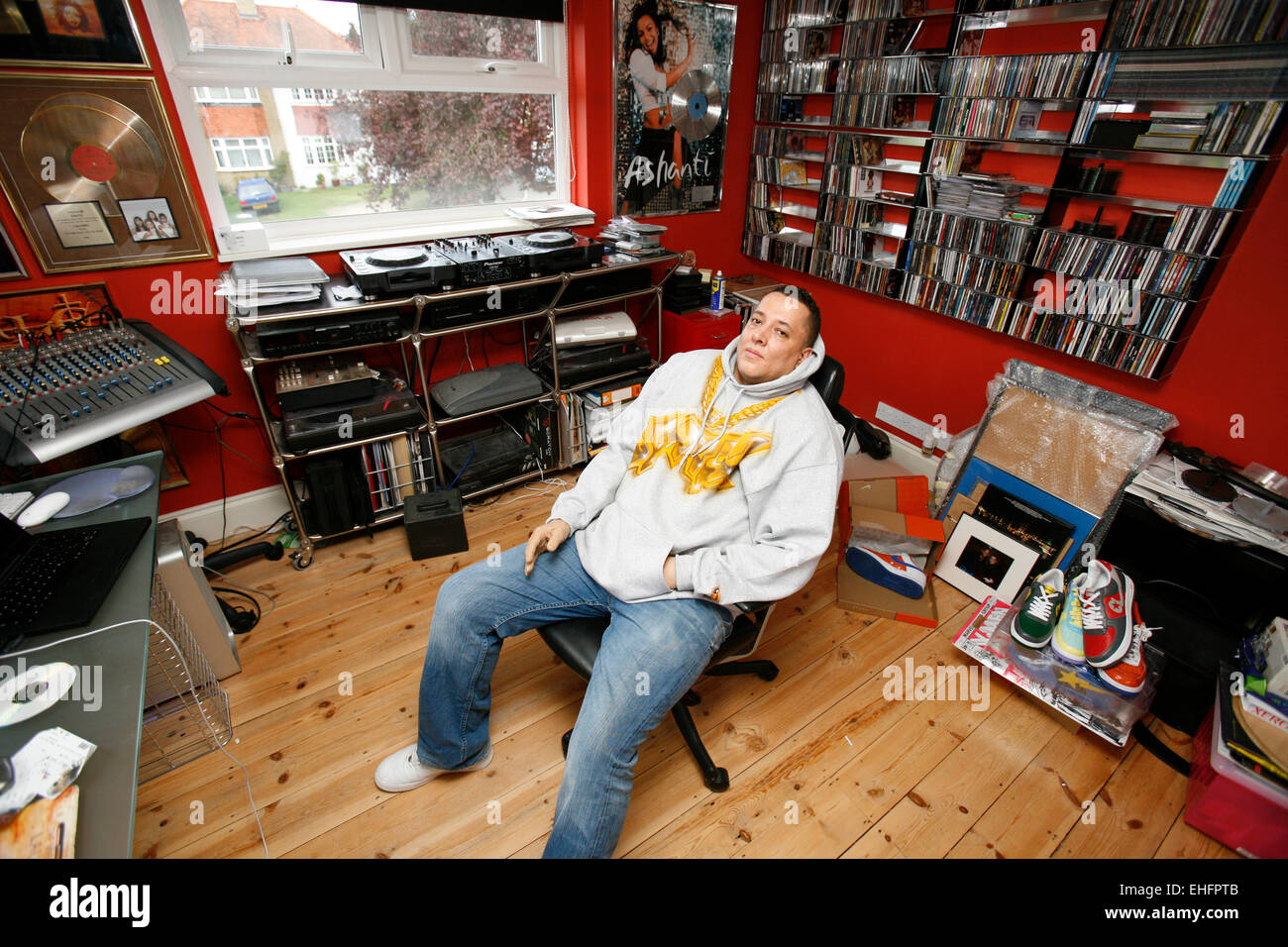 Semtex at his house in South London Stock Photo - Alamy