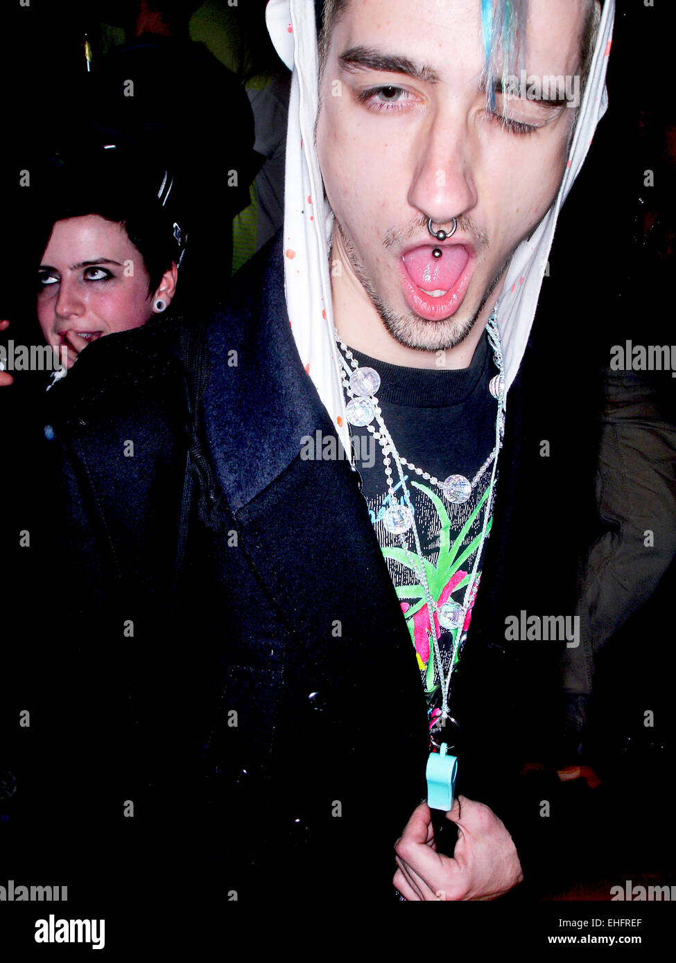 Partygoer at Anti Social night in London Stock Photo - Alamy