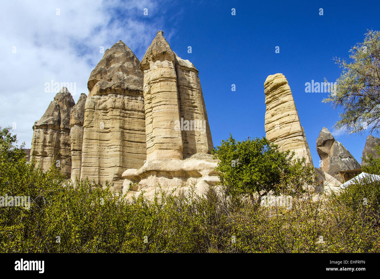 Turkey Cappadocia Goreme Zemi Valley Fairy Chimneys Stock Photo - Alamy