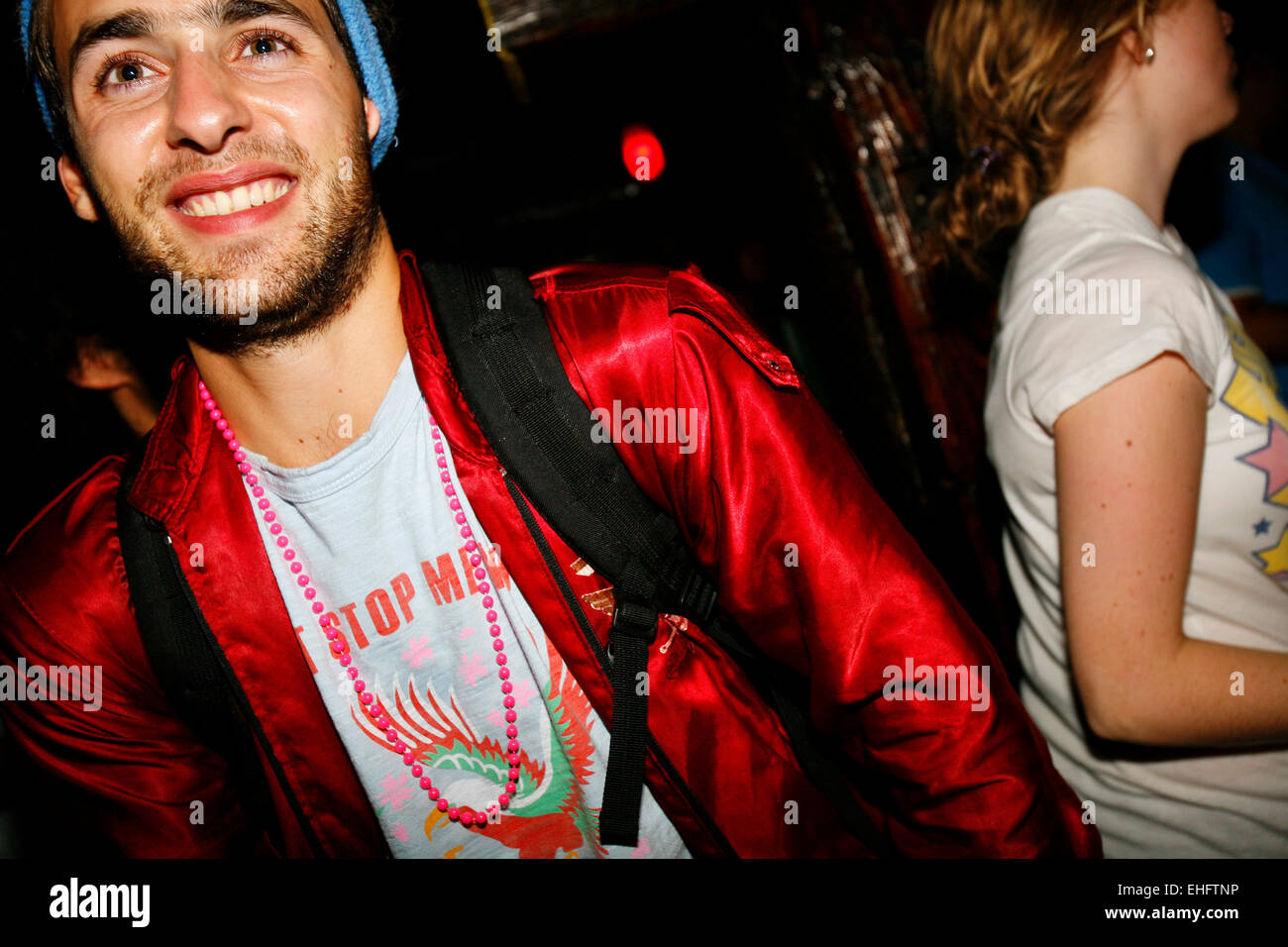 Guy wearing a headband at TDK Cross Central Festival 2007 at Canvas in ...