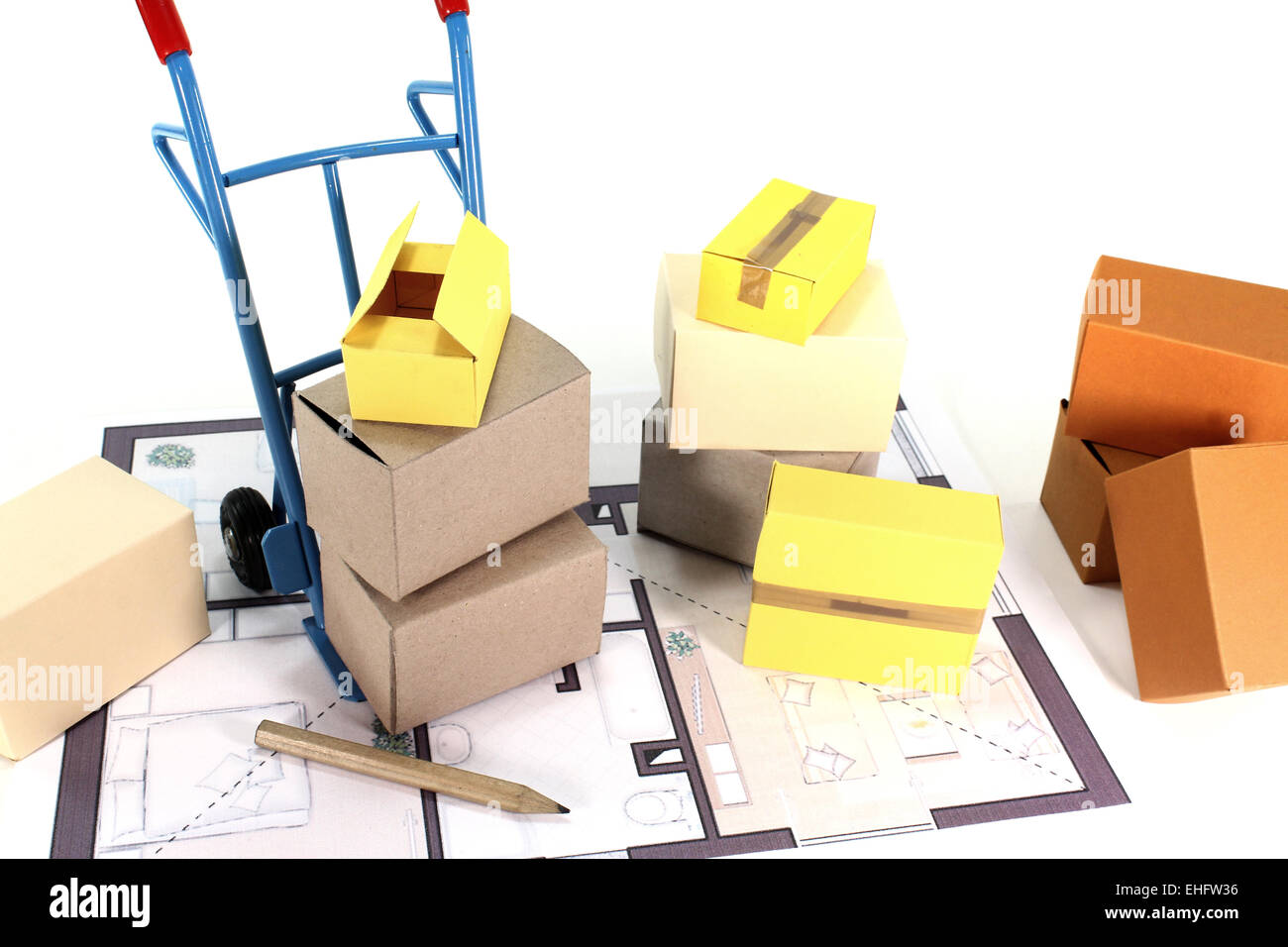 Karton layout hi-res stock photography and images - Alamy