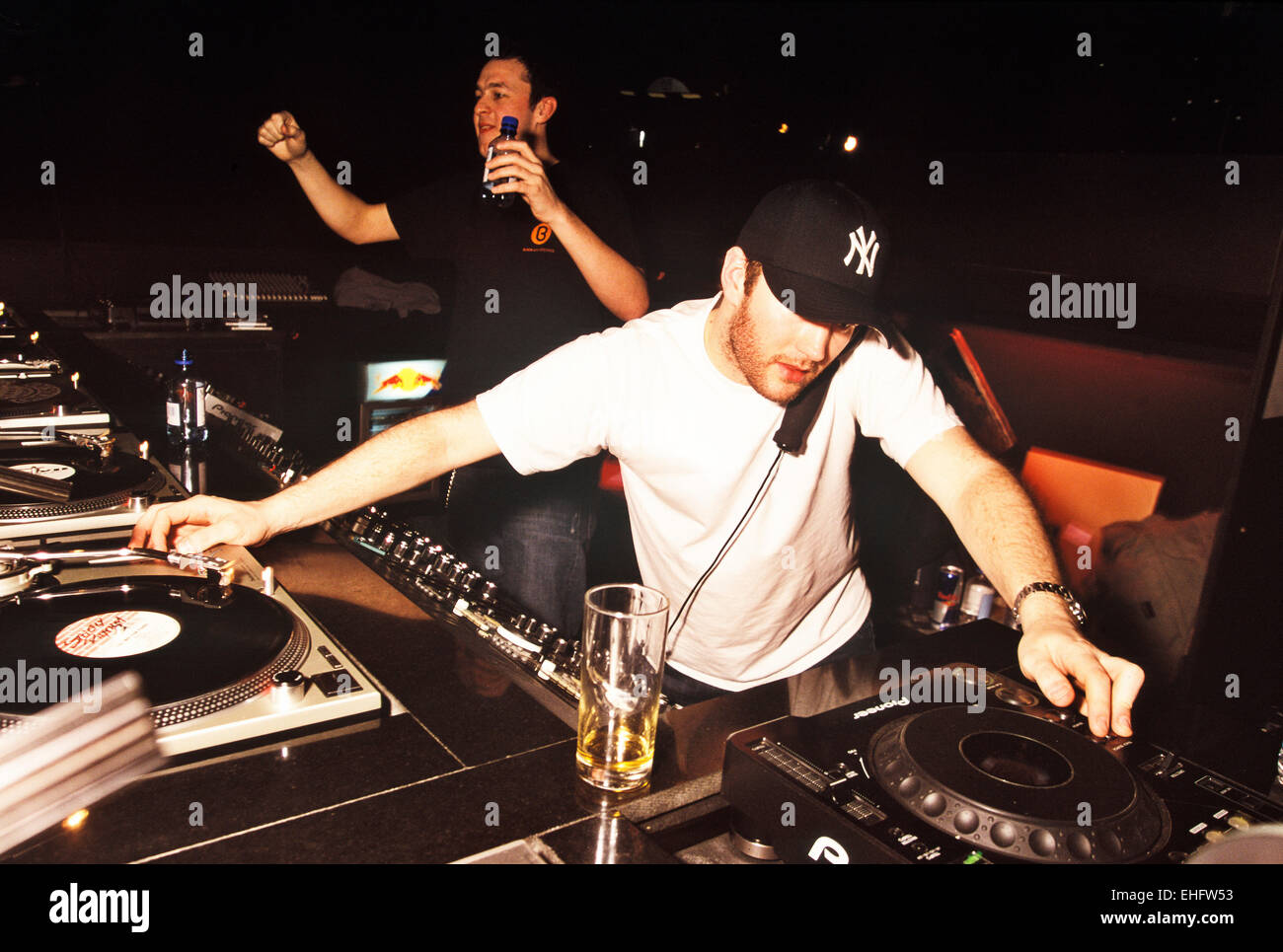 Liquid people DJaying at Ministry Stock Photo - Alamy