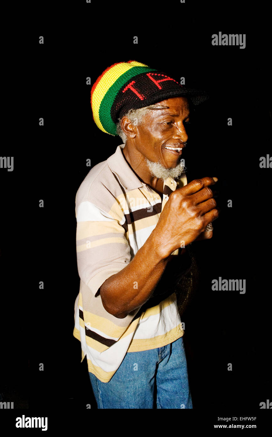 Rasta man dancing at Norman Jay's Back II Life party at Abracadabra ...