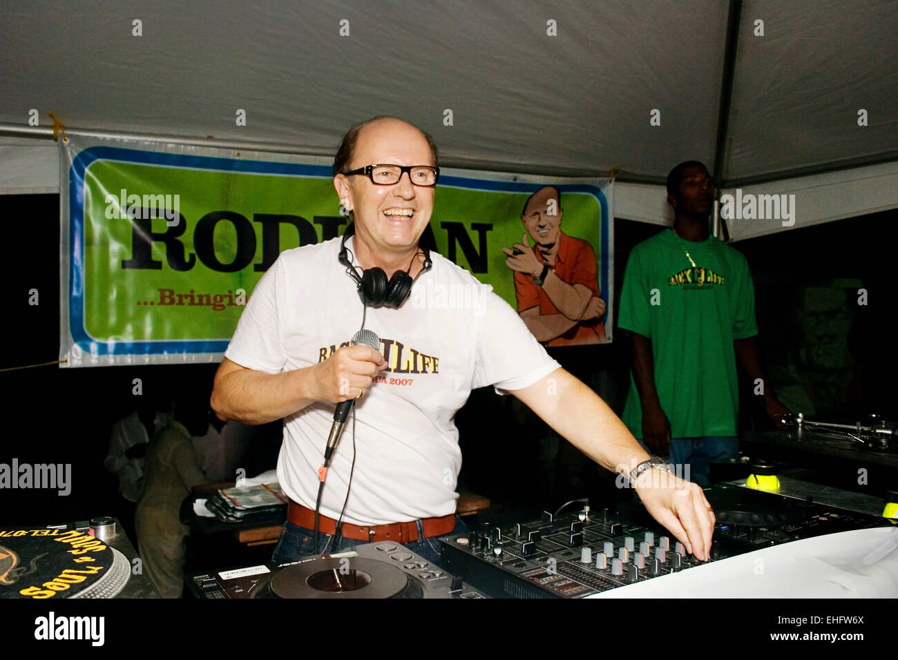 David Rodigan's Back II Life party at The Beach Antigua Stock Photo - Alamy