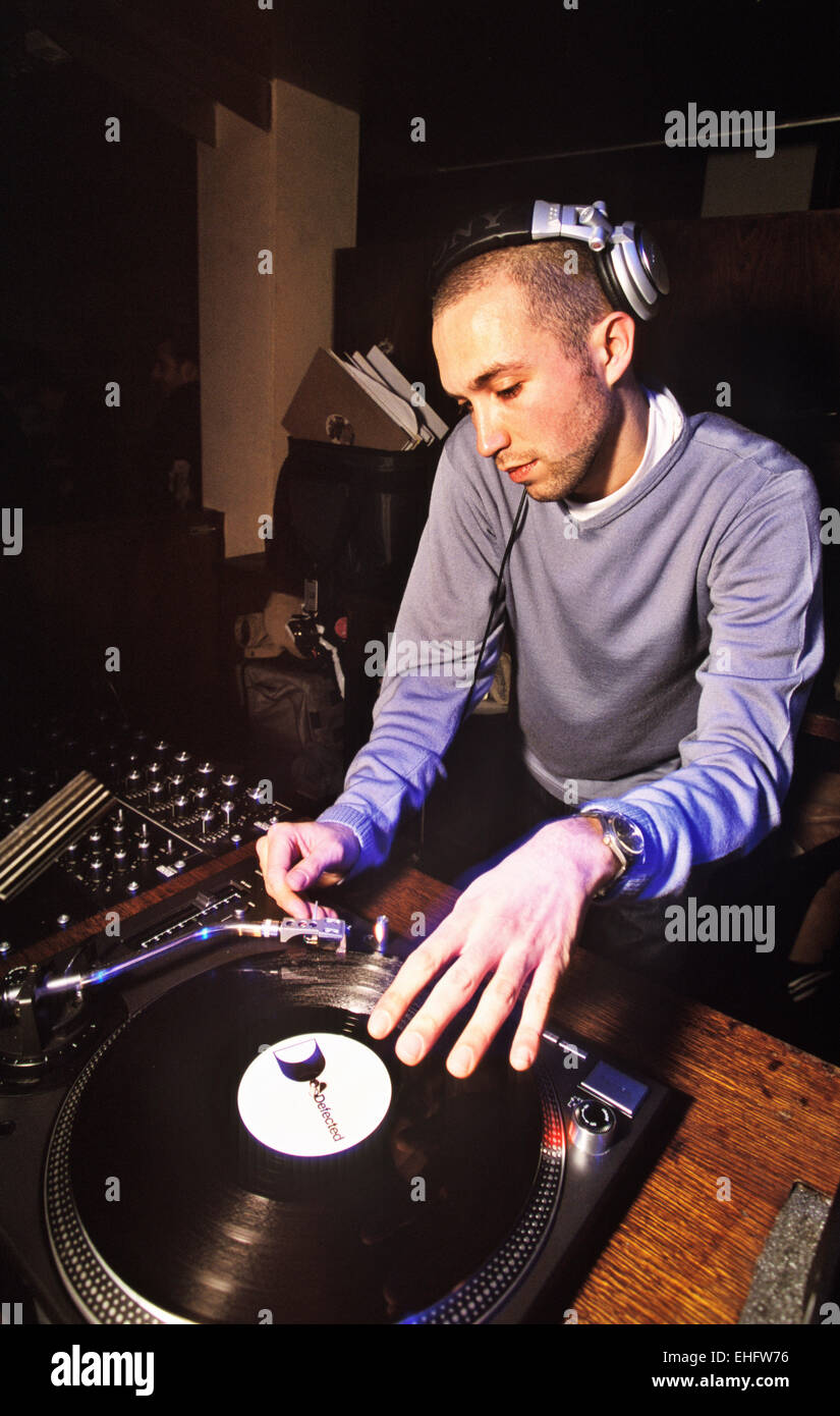 Nic Fanciulli DJaying at Ministry Stock Photo - Alamy