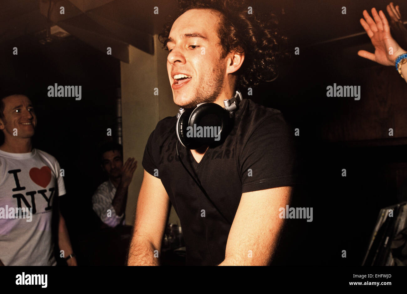 Spencer Parker DJaying at Ministry Stock Photo - Alamy