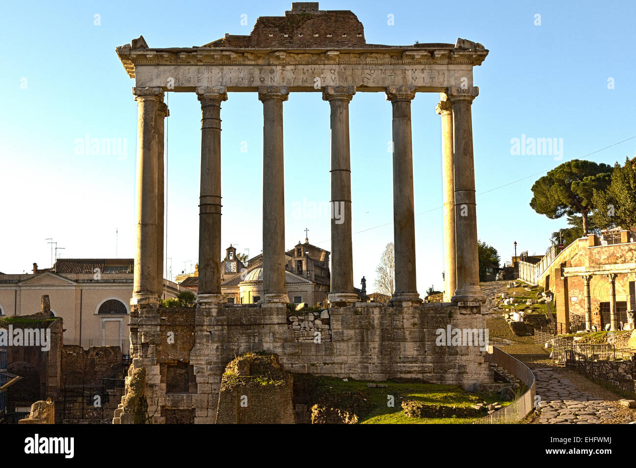 Ancient Rome Ruins Stock Photo - Alamy