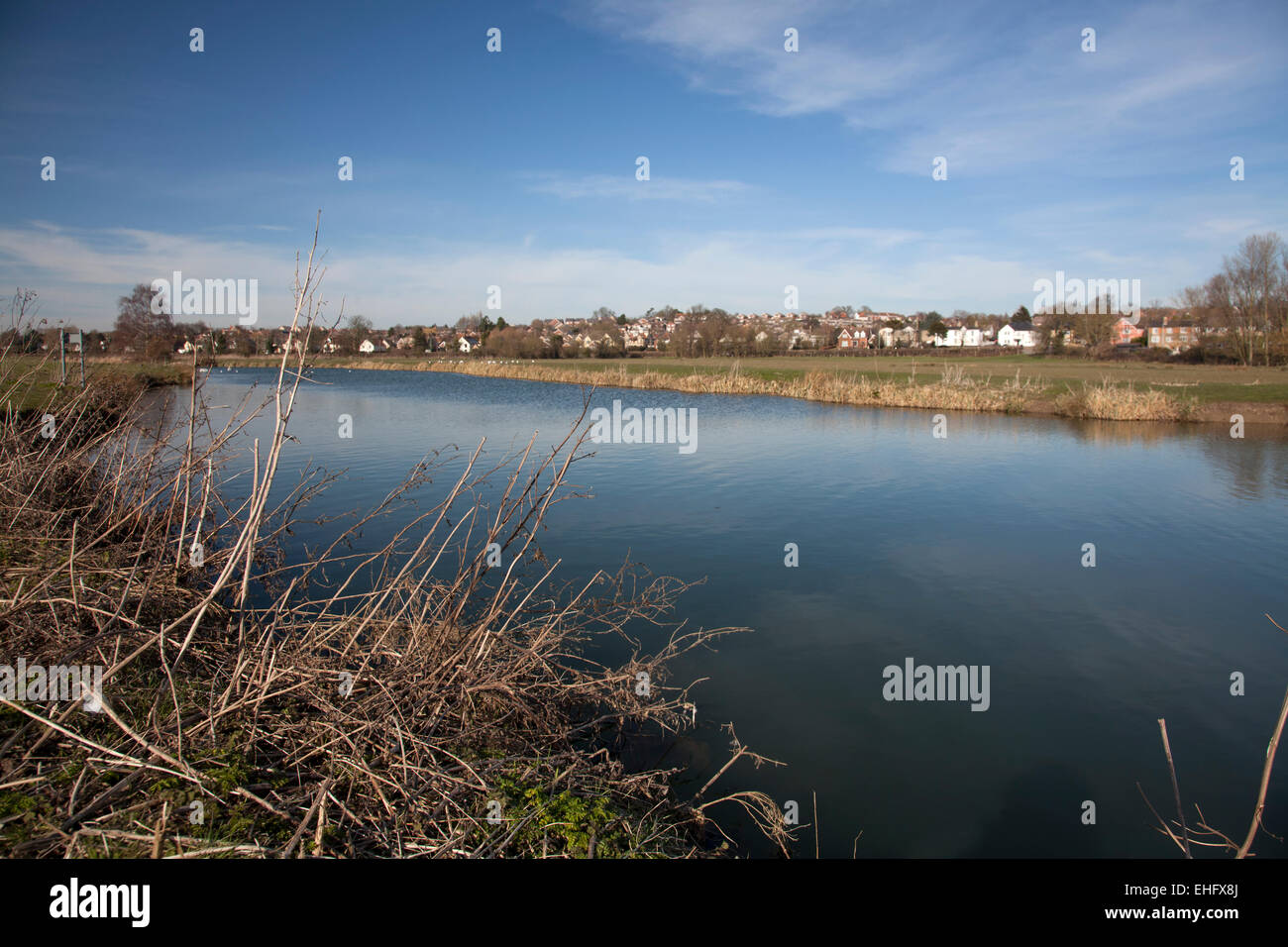 Stour river Sudbury Suffolk Stock Photo - Alamy