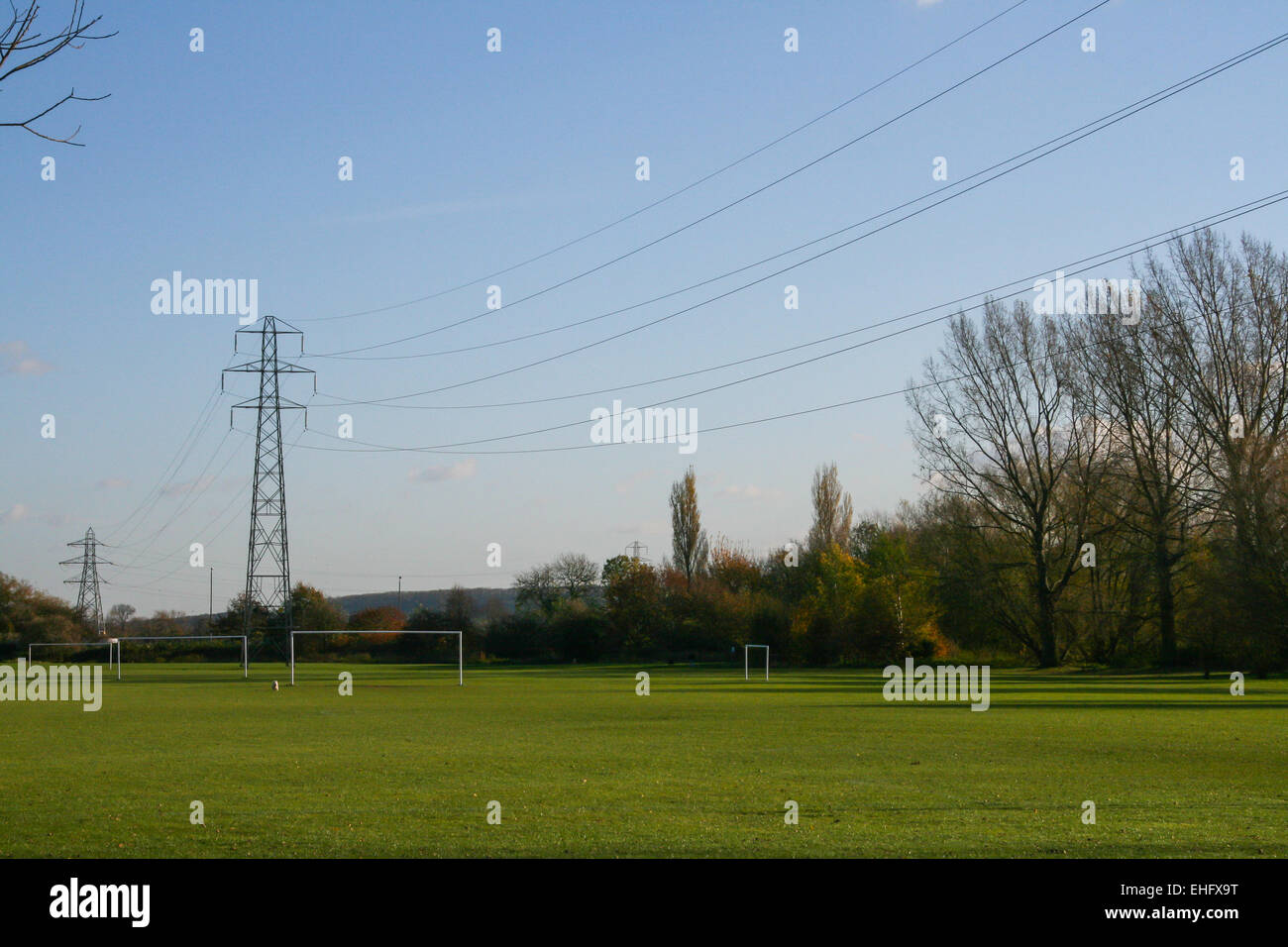 Electricity distribution pylons hi-res stock photography and images - Alamy