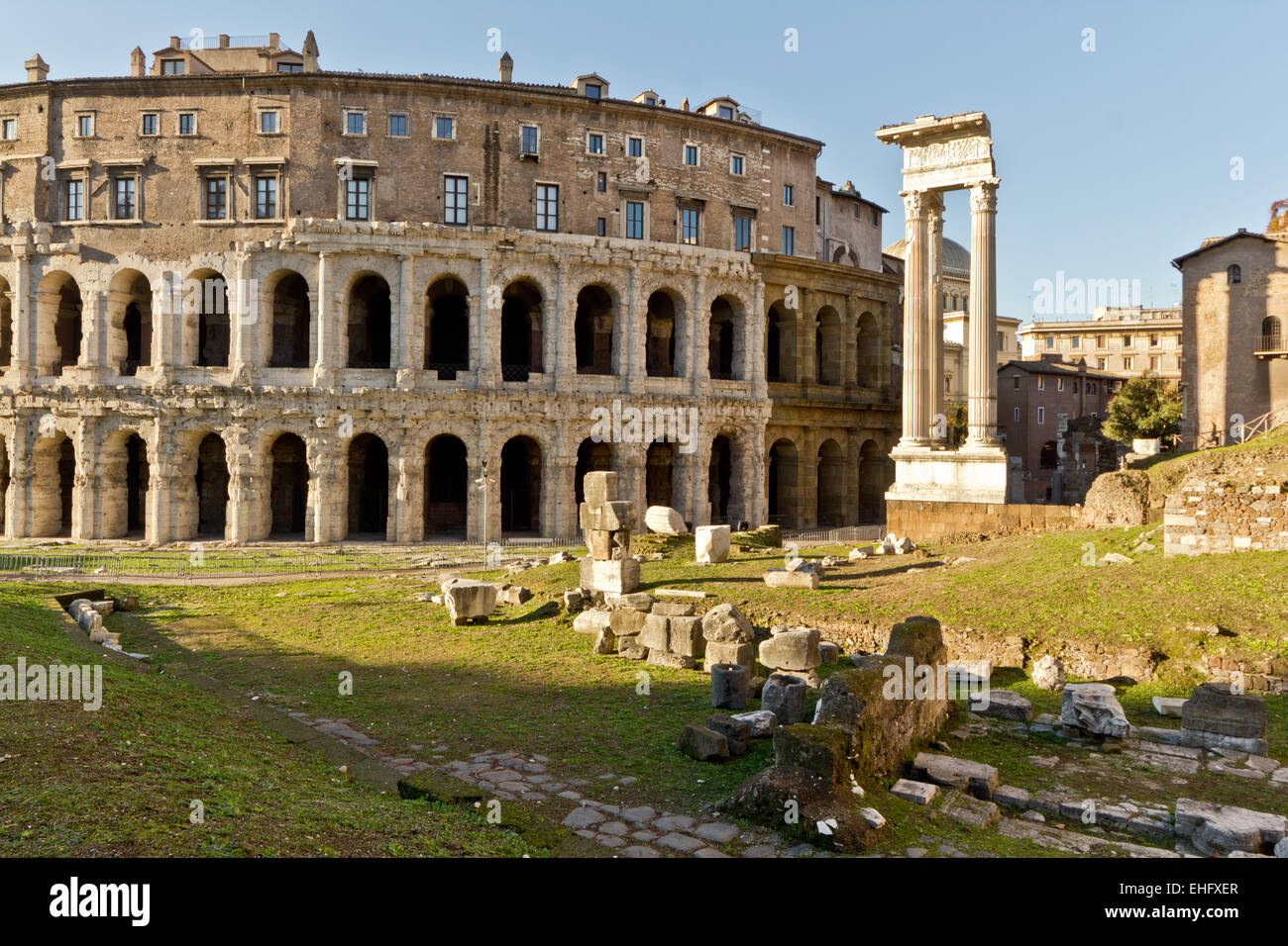 Ancient Rome Ruins Stock Photo - Alamy