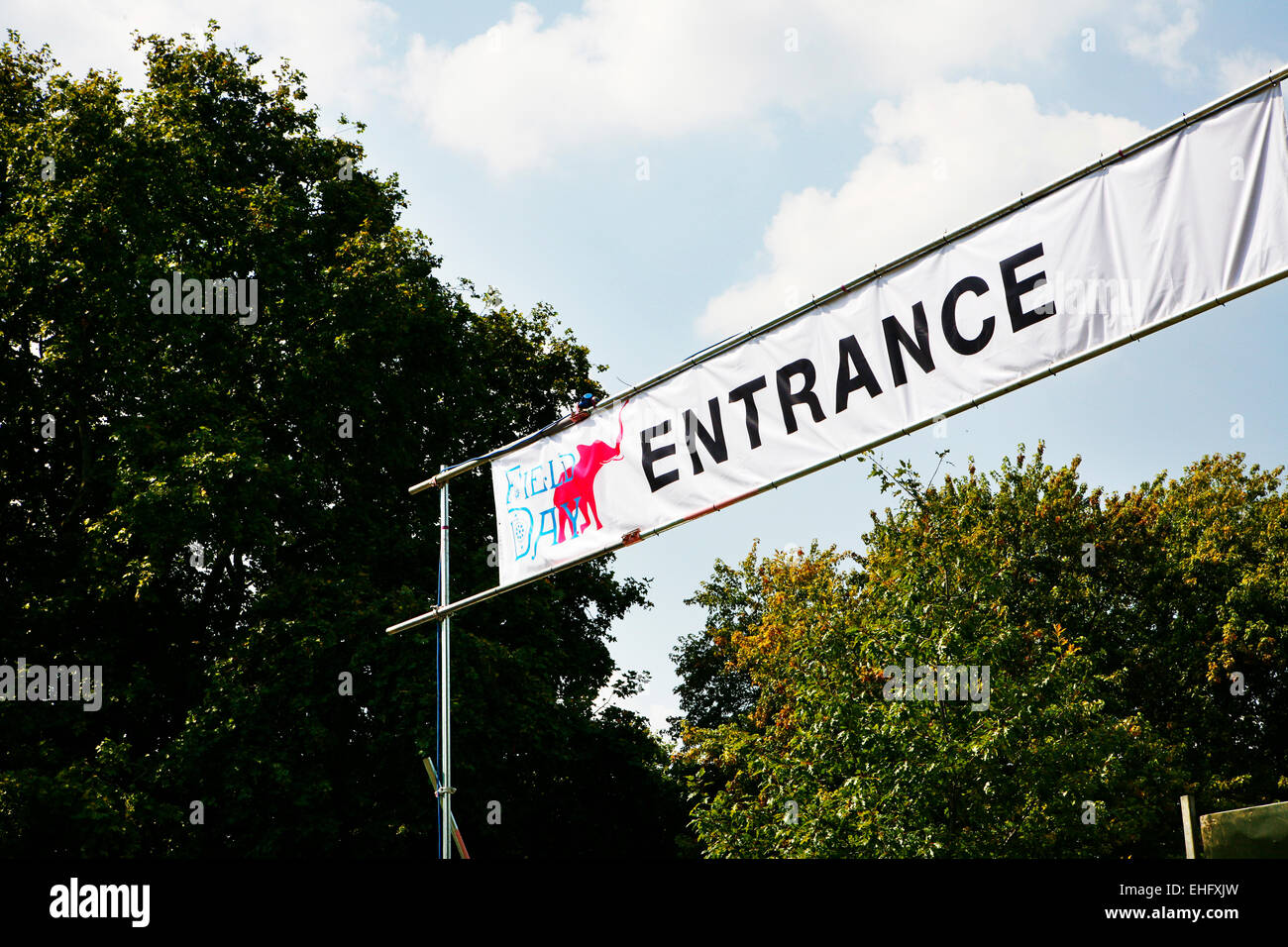 Field Day festival in Victoria Park London Stock Photo - Alamy