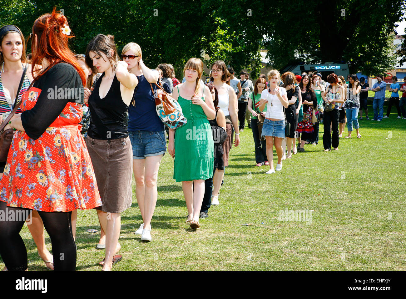Field Day festival in Victoria Park London Stock Photo - Alamy