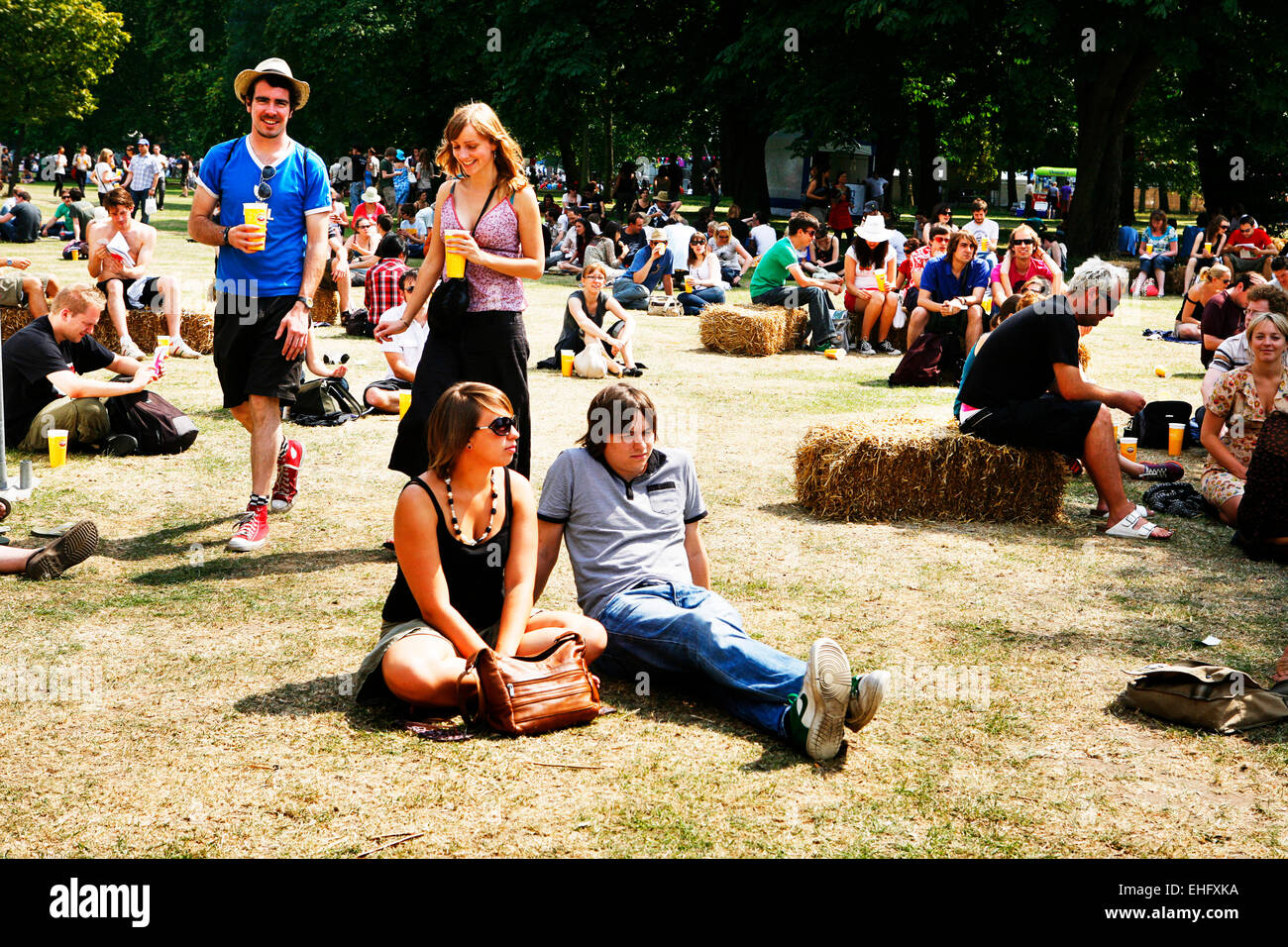 Field Day festival in Victoria Park London Stock Photo - Alamy
