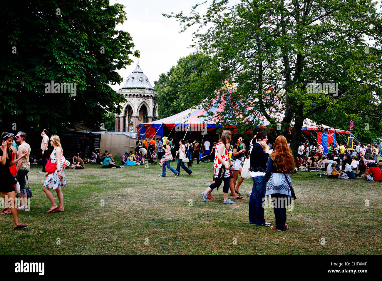 Field Day festival in Victoria Park London Stock Photo - Alamy