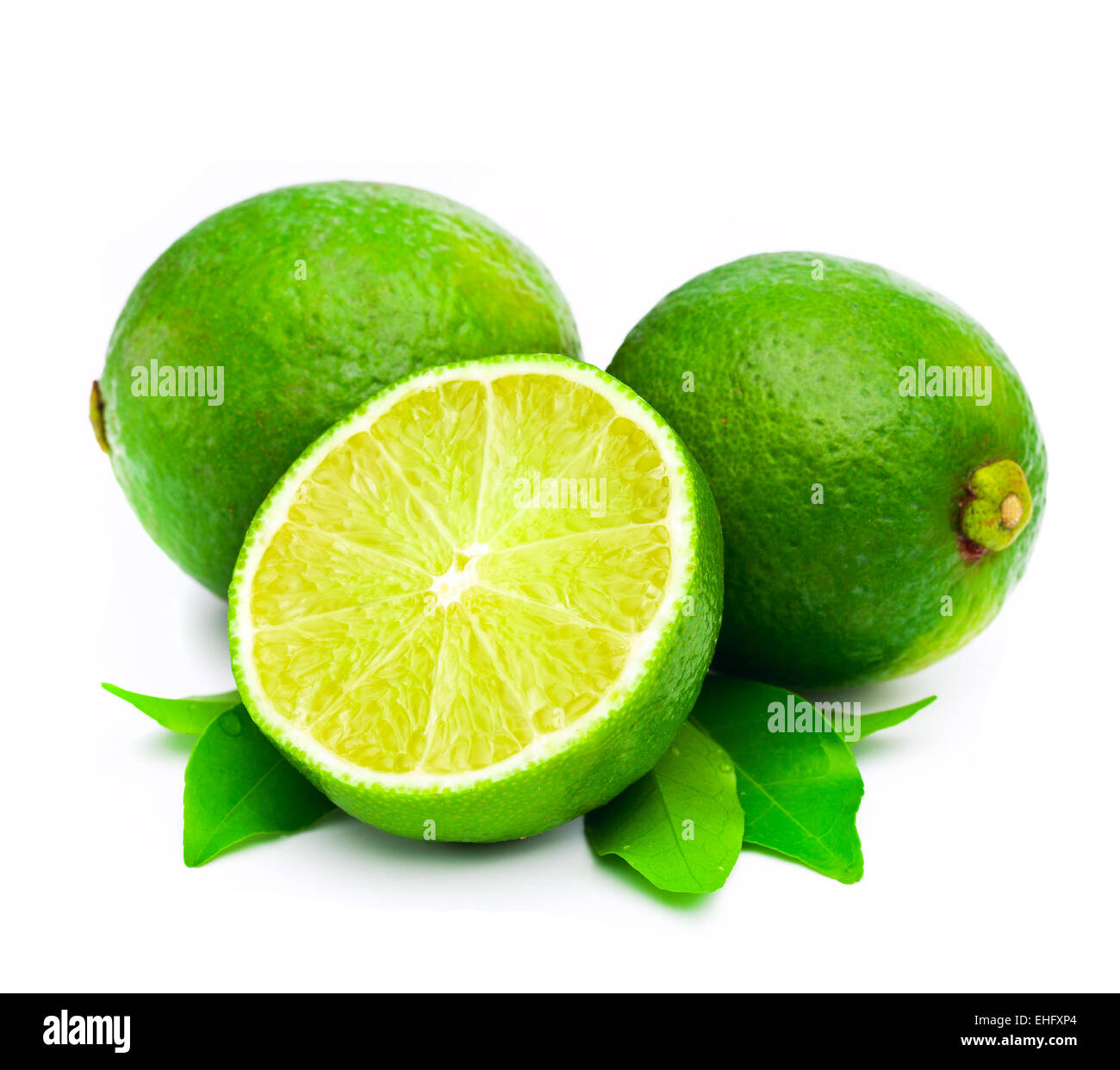 Three fresh limes hi-res stock photography and images - Alamy