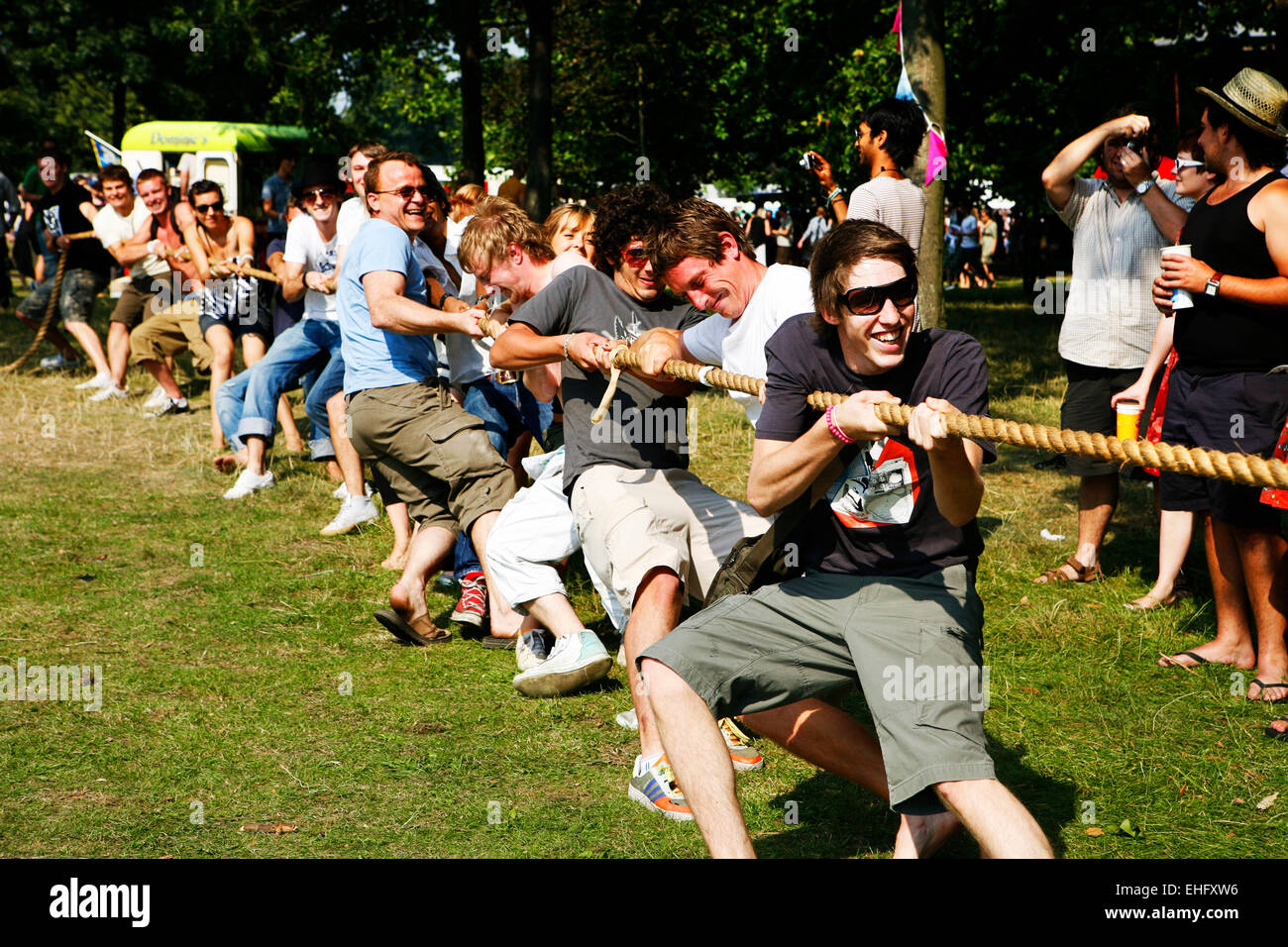 Field Day festival in Victoria Park London Stock Photo - Alamy