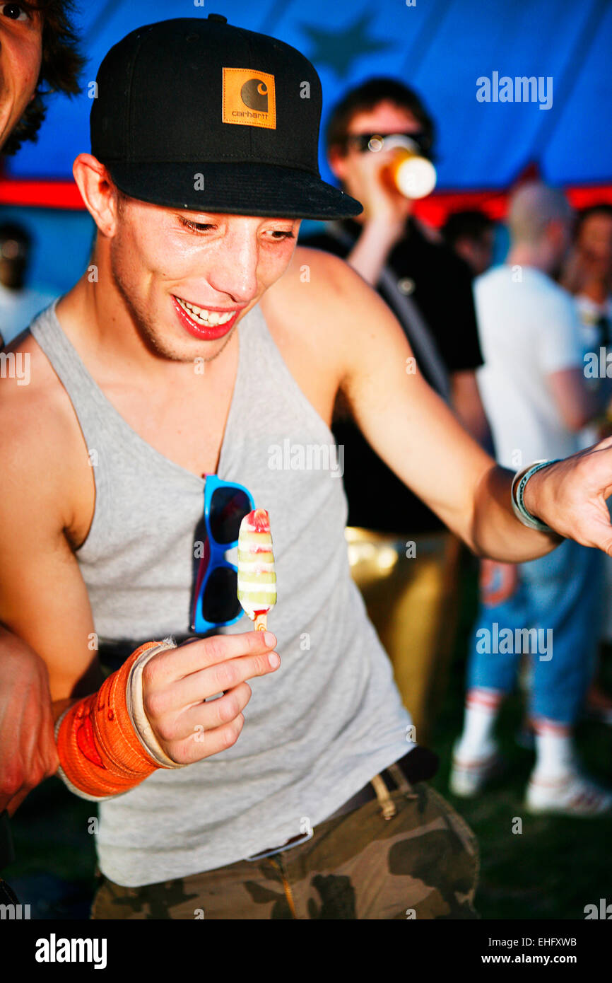 Field Day festival in Victoria Park London Stock Photo - Alamy