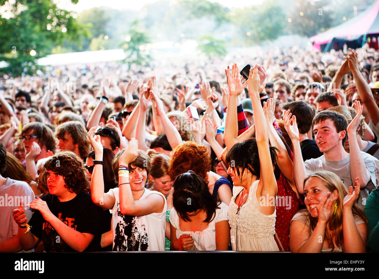 Field Day festival in Victoria Park London Stock Photo - Alamy