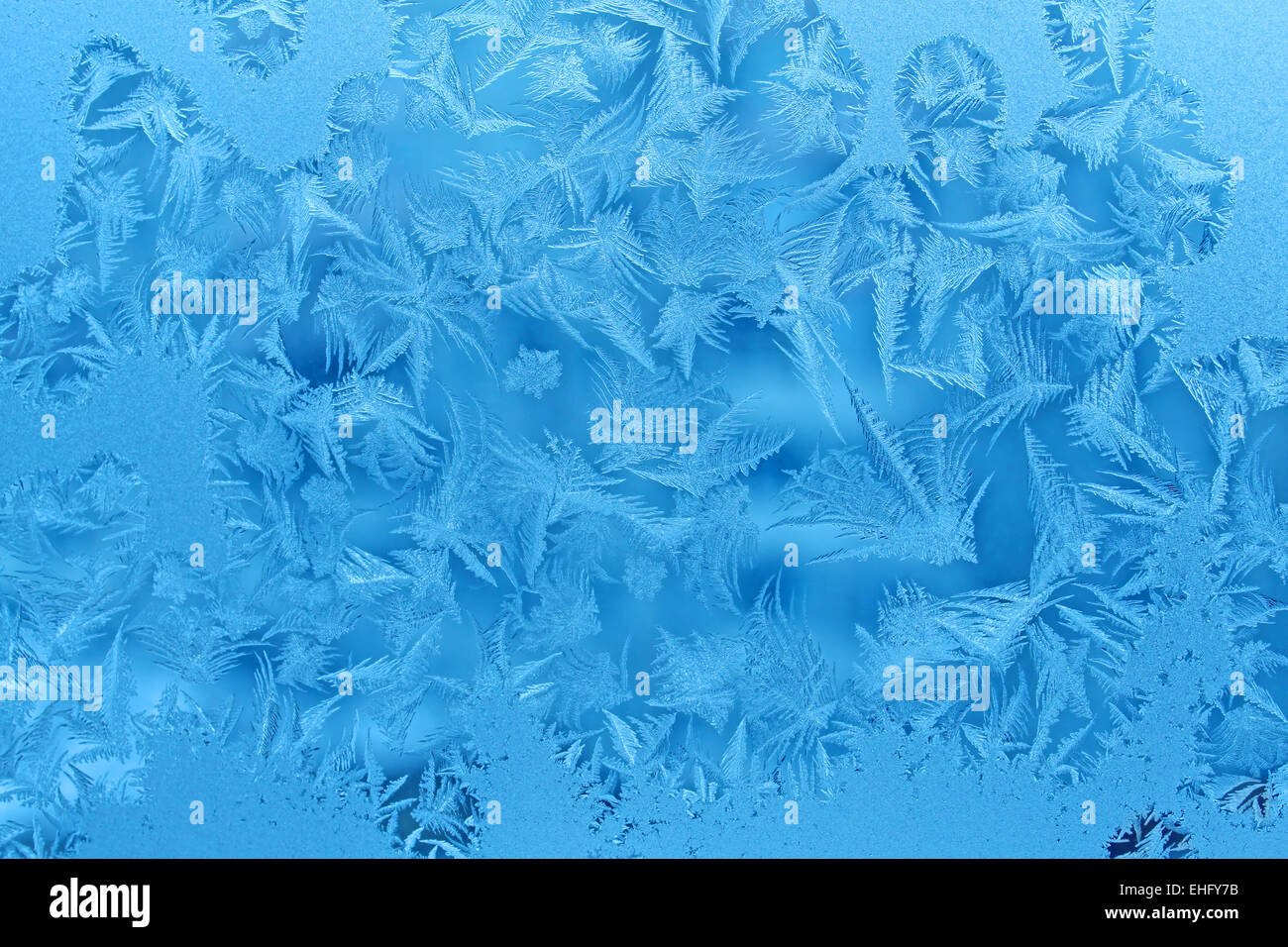 ice patterns on winter glass Stock Photo - Alamy