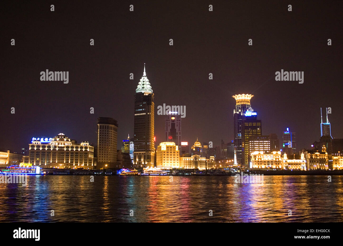 The Bund skyline as seen from Pudong Shangai Stock Photo - Alamy