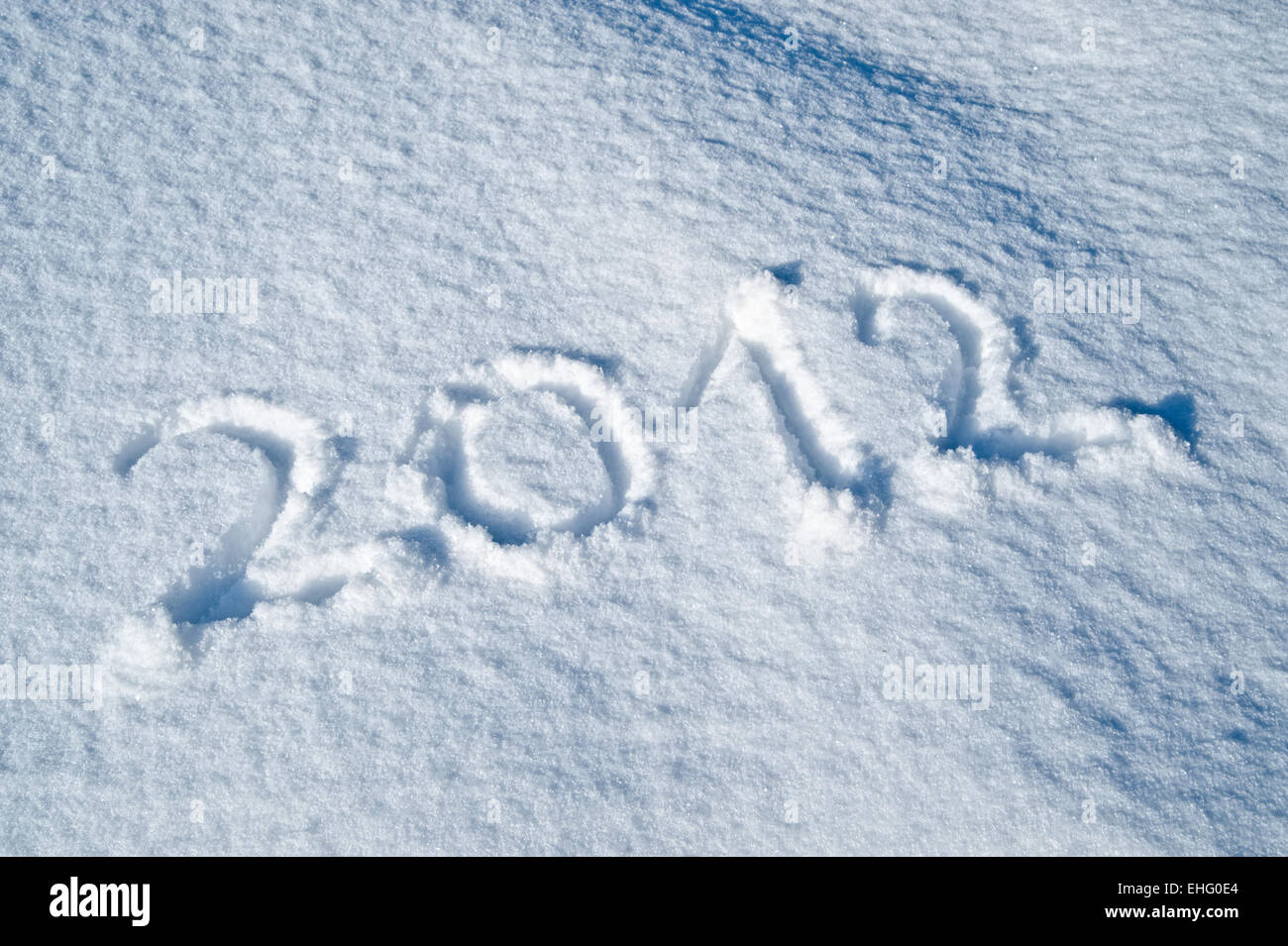 Number 12 in snow hi-res stock photography and images - Alamy
