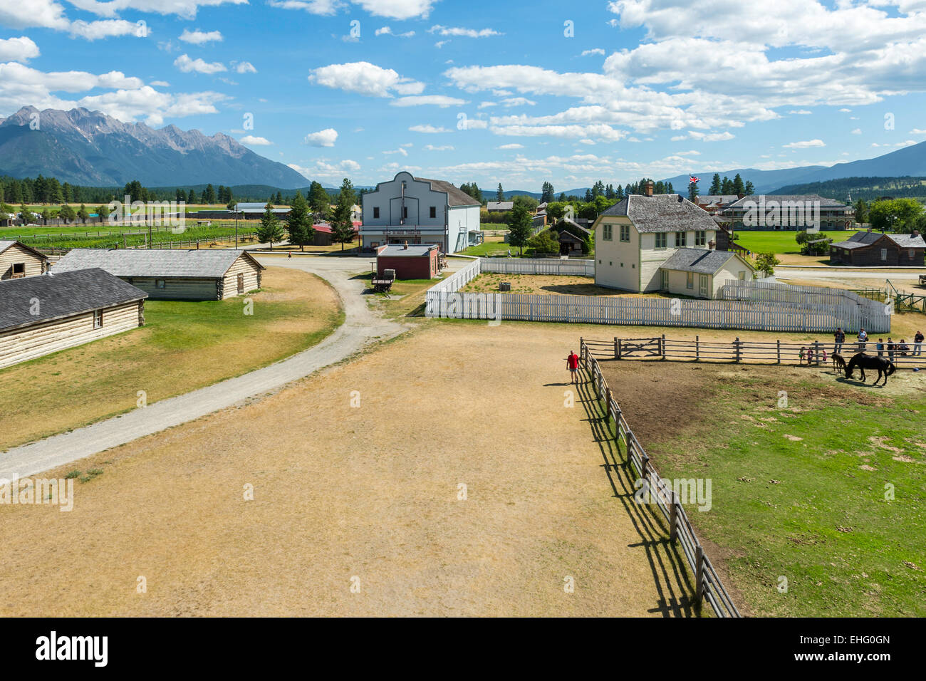 Fort Steele Heritage Town in the East Kootenay region of British ...