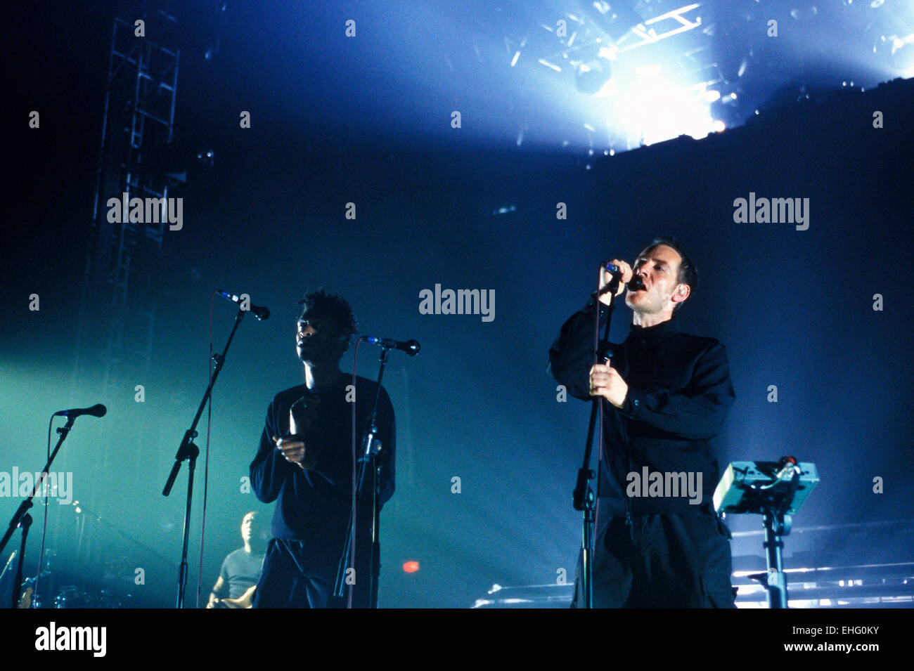 Massive Attack live at Brixton Academy Stock Photo - Alamy
