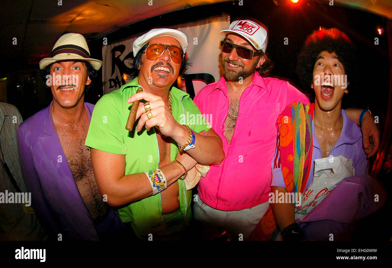 Cuban Brothers at Beach Bombing festival in Newquay Stock Photo - Alamy