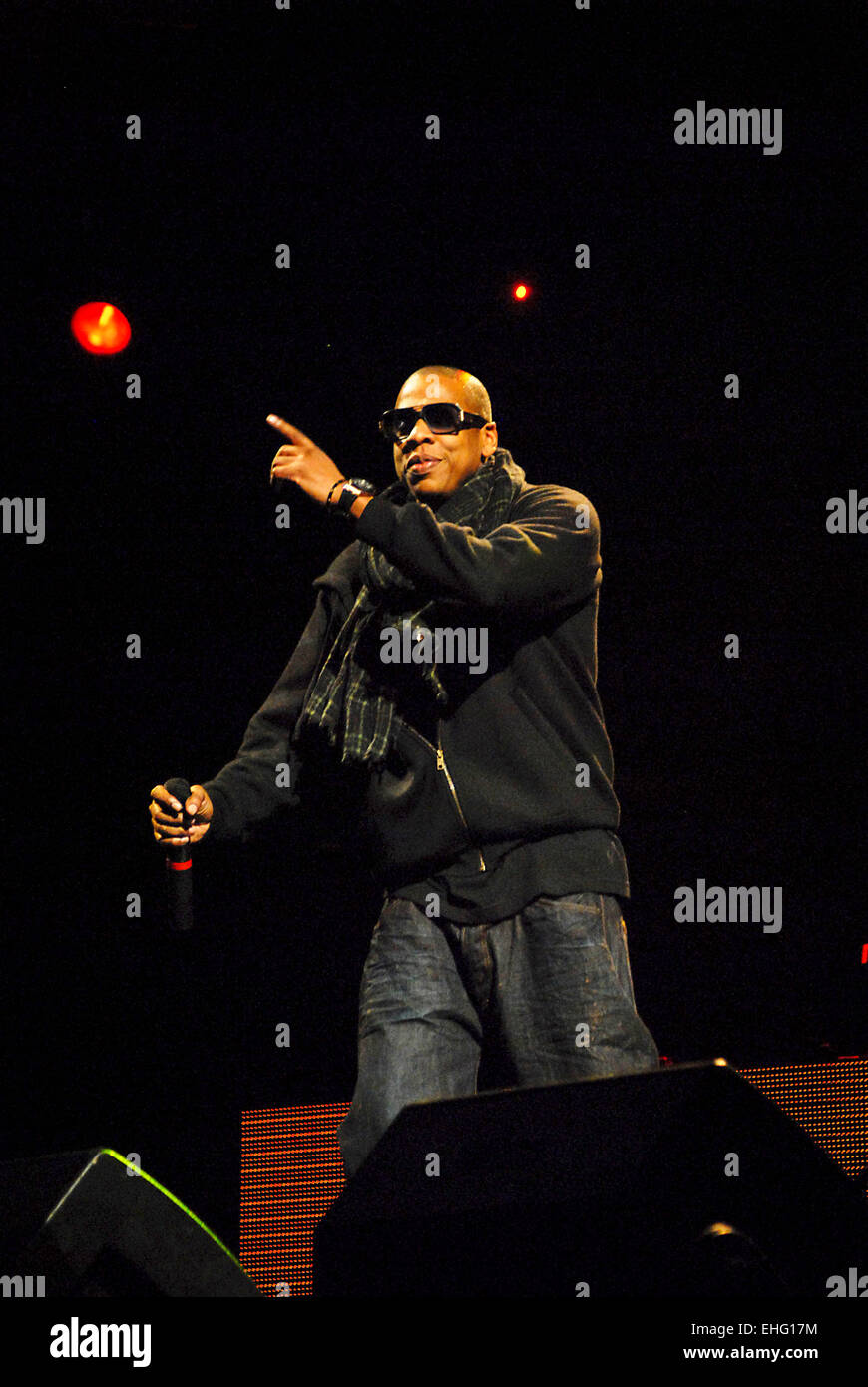 Glastonbury 2008 jay z hi-res stock photography and images - Alamy