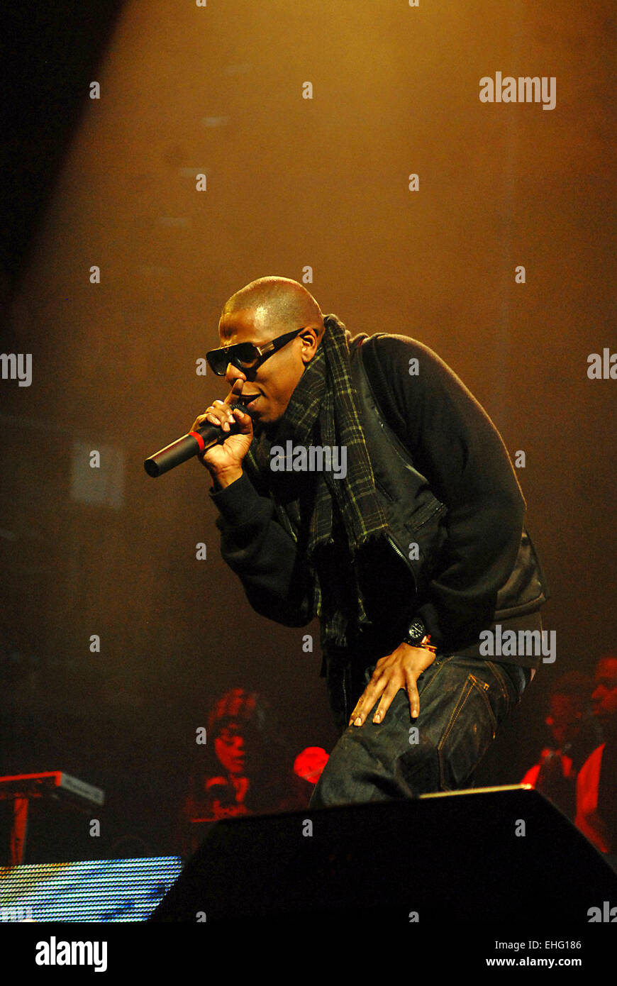Glastonbury 2008 jay z hi-res stock photography and images - Alamy