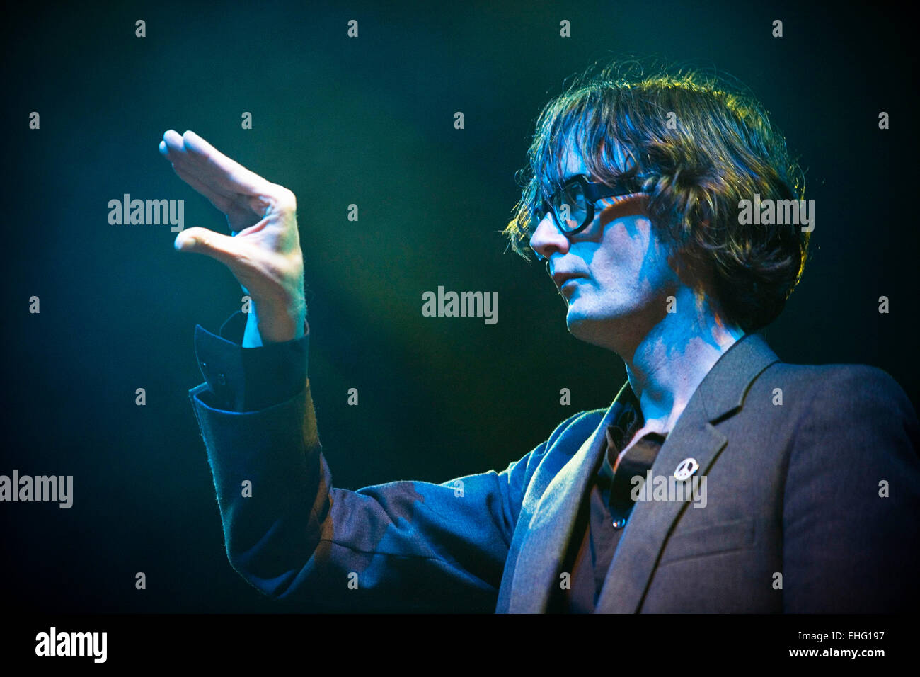 Jarvis Cocker live Stock Photo - Alamy