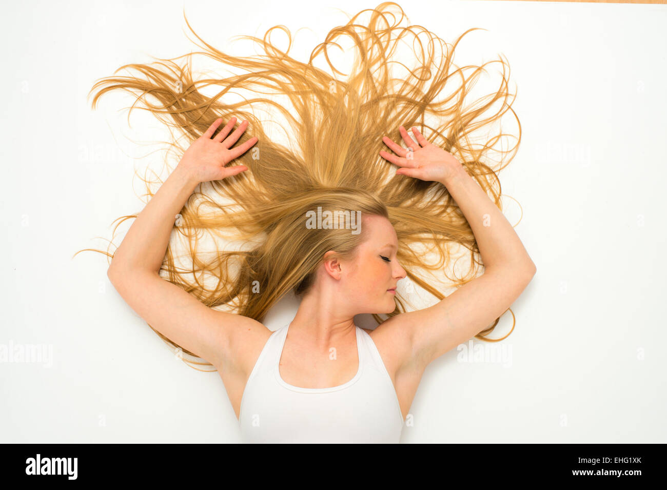 Hair splayed out hi-res stock photography and images - Alamy