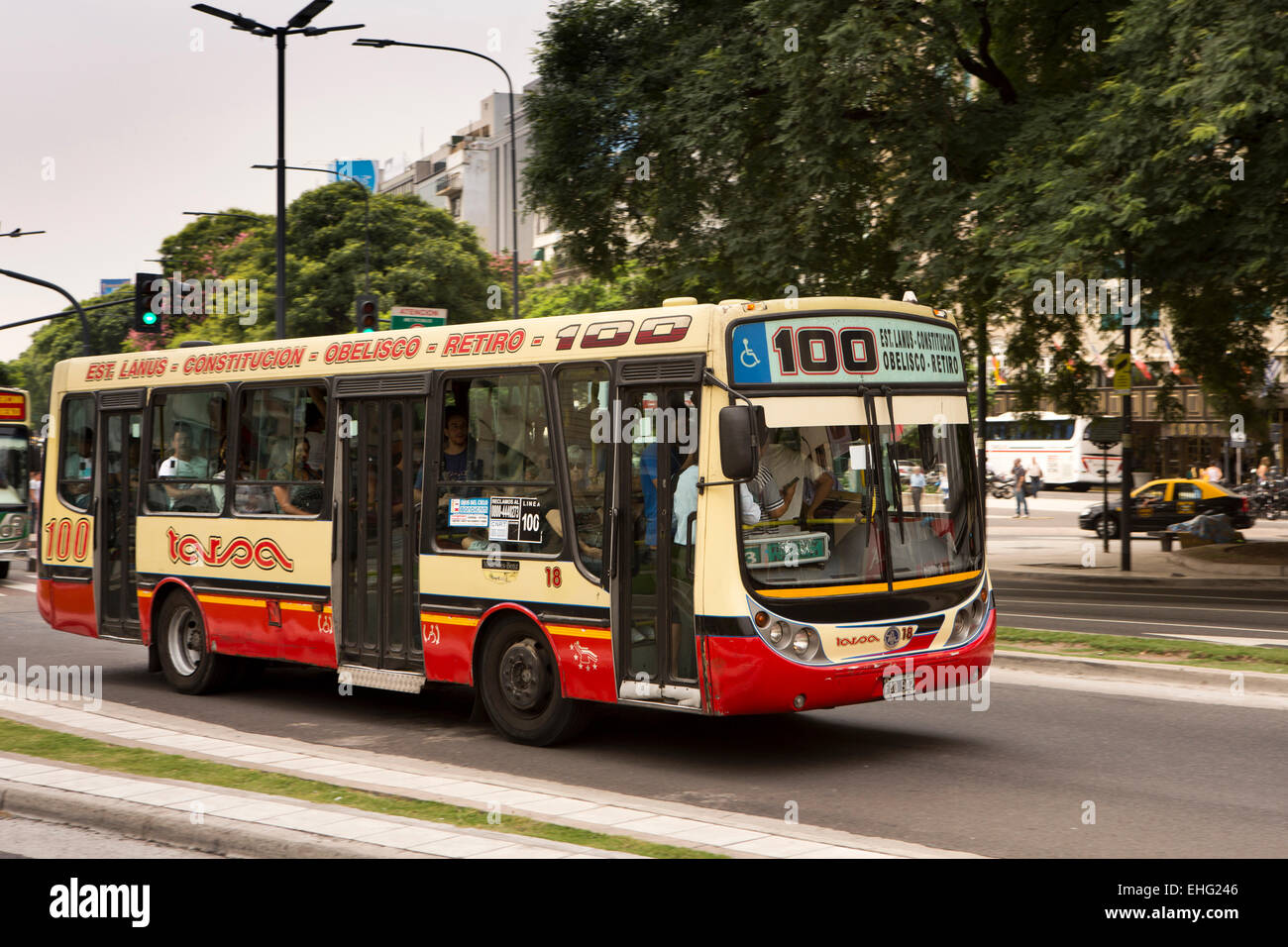 Argentina, Buenos Aires, public transport, no 100 bus to Retiro in ...