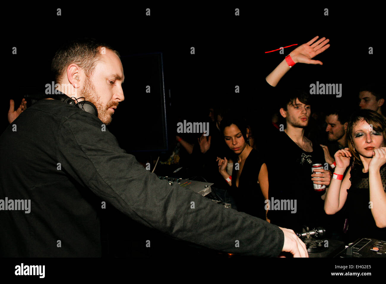 James Priestley at New Years Eve 2008 secretsundaze in London Stock ...